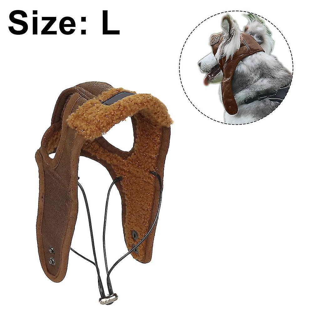 Dog Aviator Hat, Dog Winter Pilot Hat With Ear Flaps For Cold Weather ...