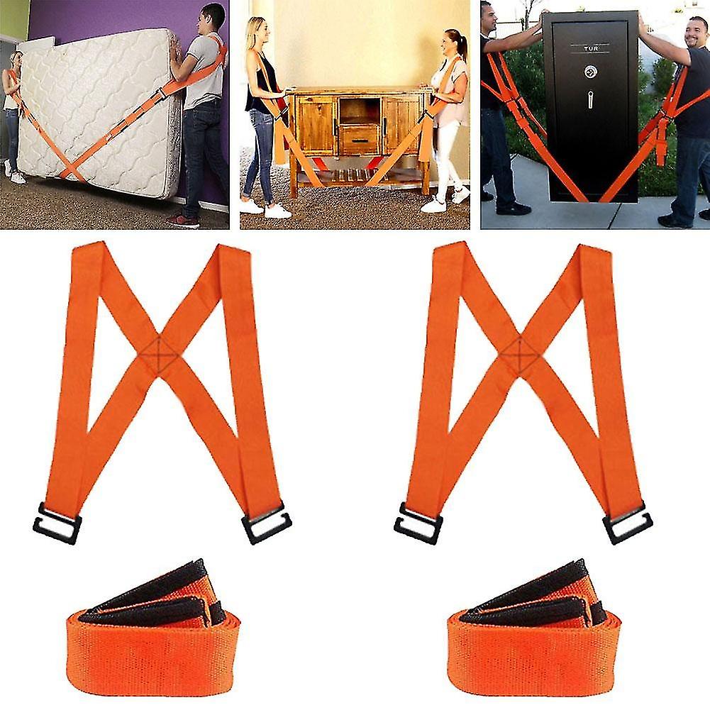 2pcs Labor-saving Furniture Moving Shoulder Back Straps Ropes Forklift ...