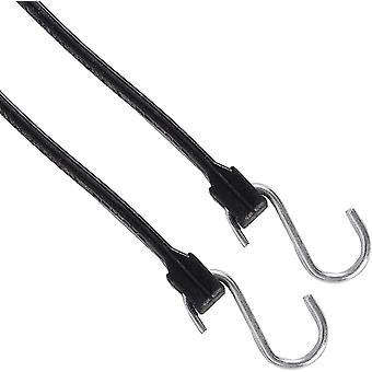 20 Pack 15' Adjustable Rubber Tarp Straps, Epdm Bungee Cords With Hooks ...