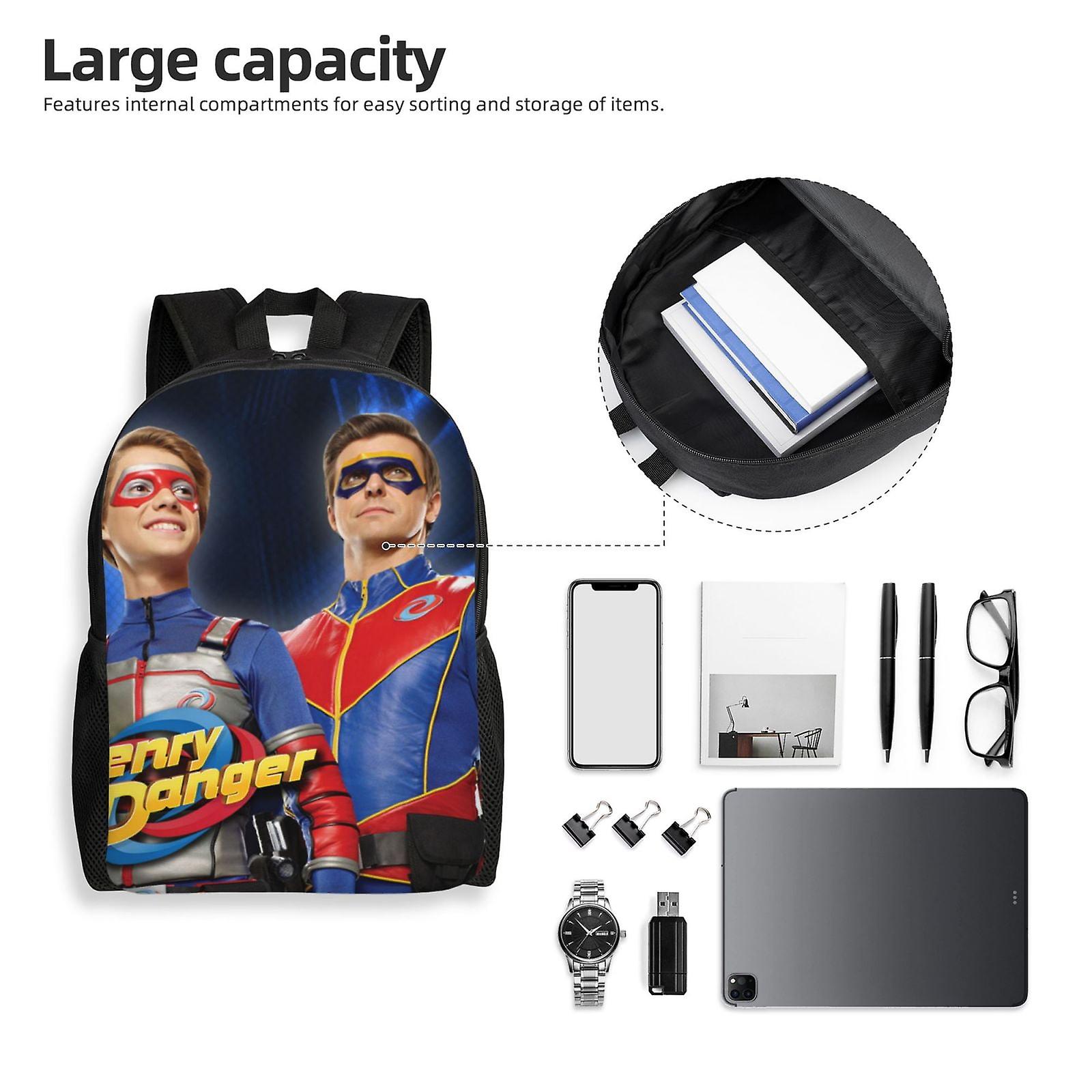 Henry Danger Season 3 Unisex Backpack Laptop School Bag College Student ...
