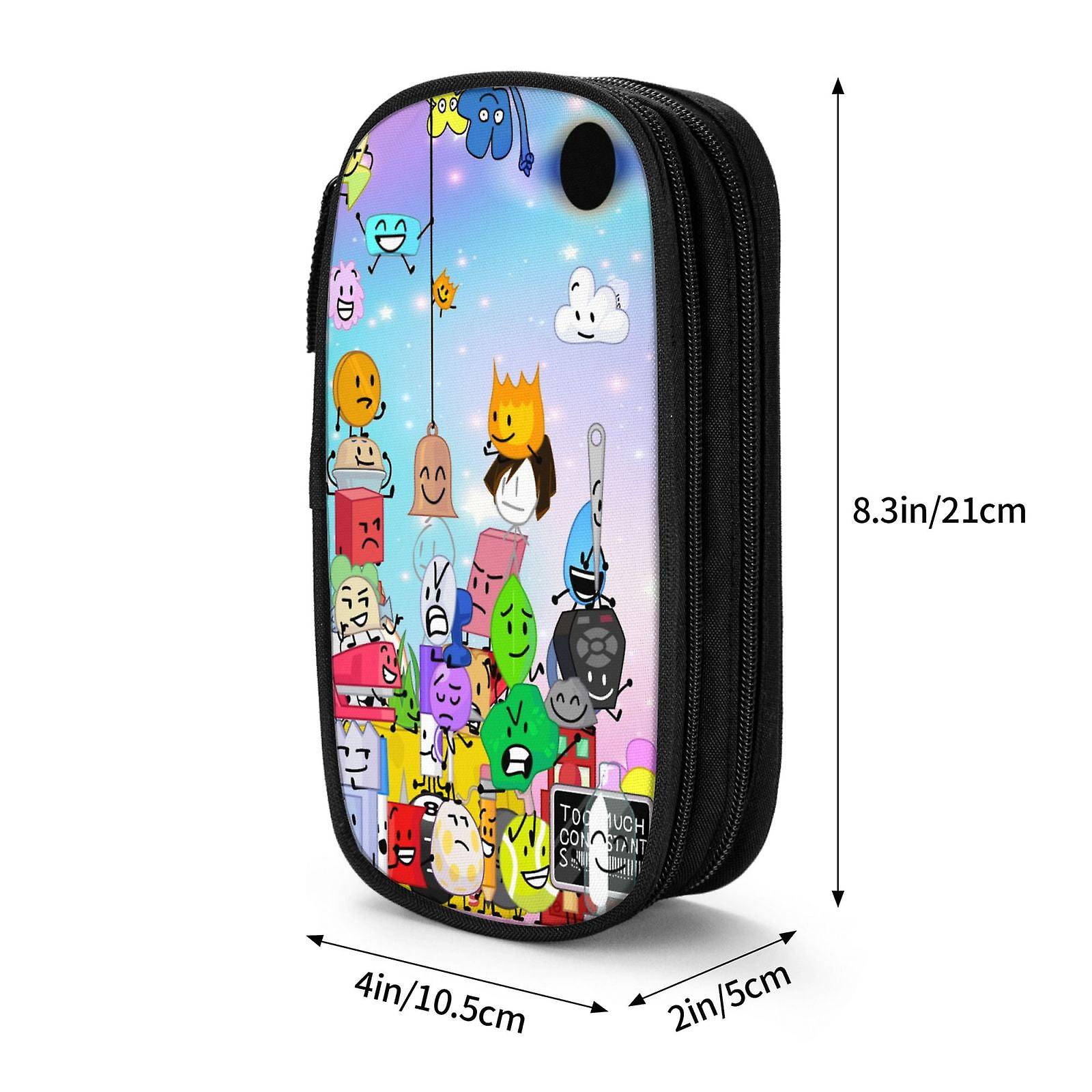 Game BFDI Battle For Dream Island Big Capacity Pencil Pouch Big ...