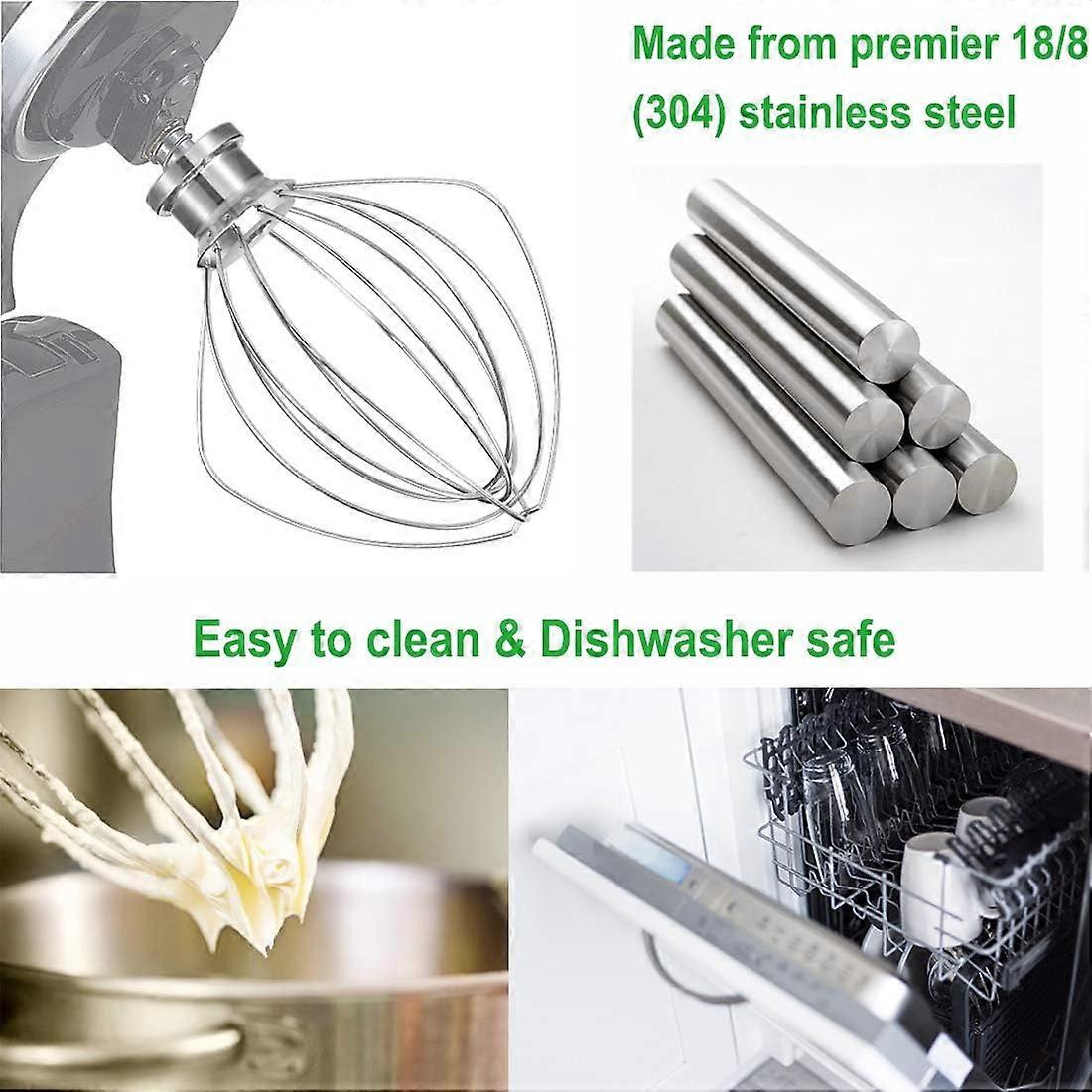 K45WW Wire Whip Attachment Fits KitchenAid Tilt-Head Stand Mixer ...