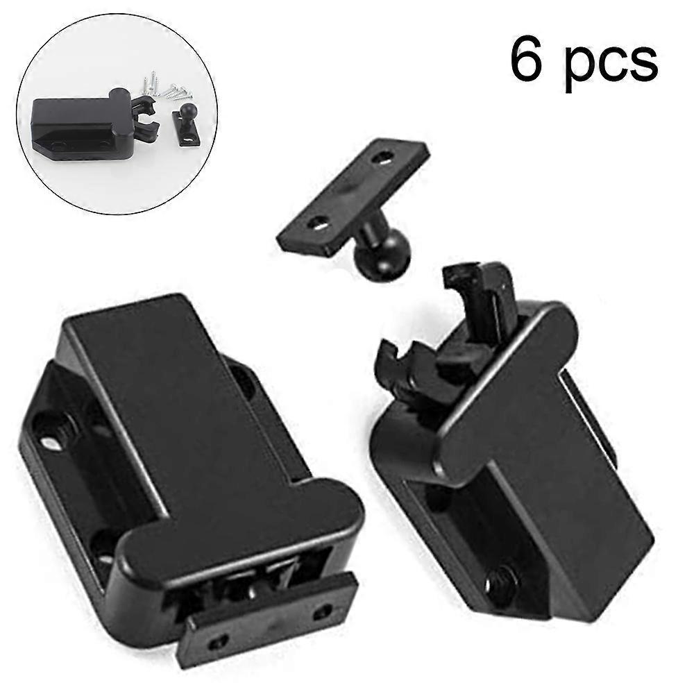 6-Piece Push Catch Spring Catch with Screws - Cabinet Locks | Fruugo UK