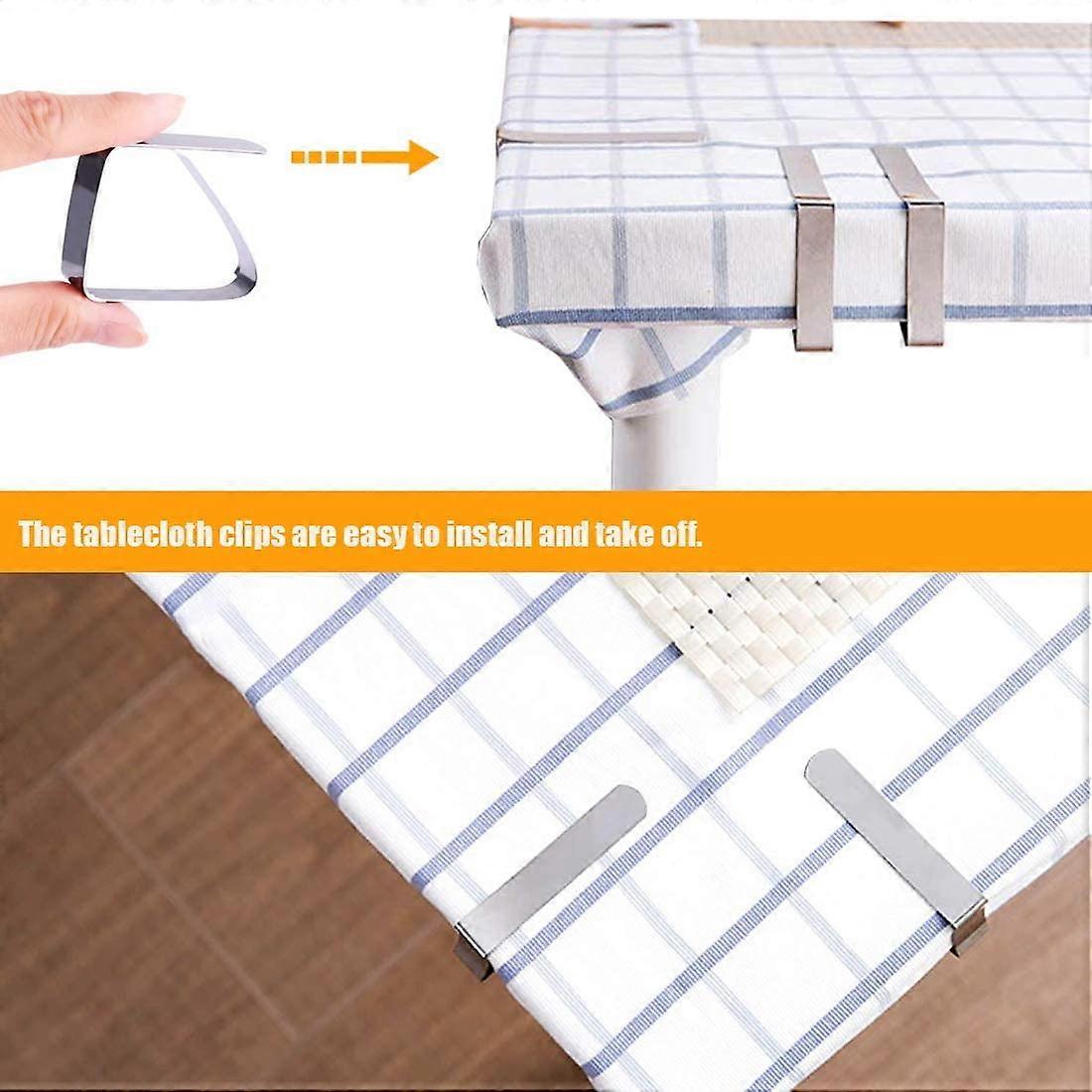 Stainless Steel Tablecloth Clip, Outdoor Tablecloth Clip, Tablecloth ...