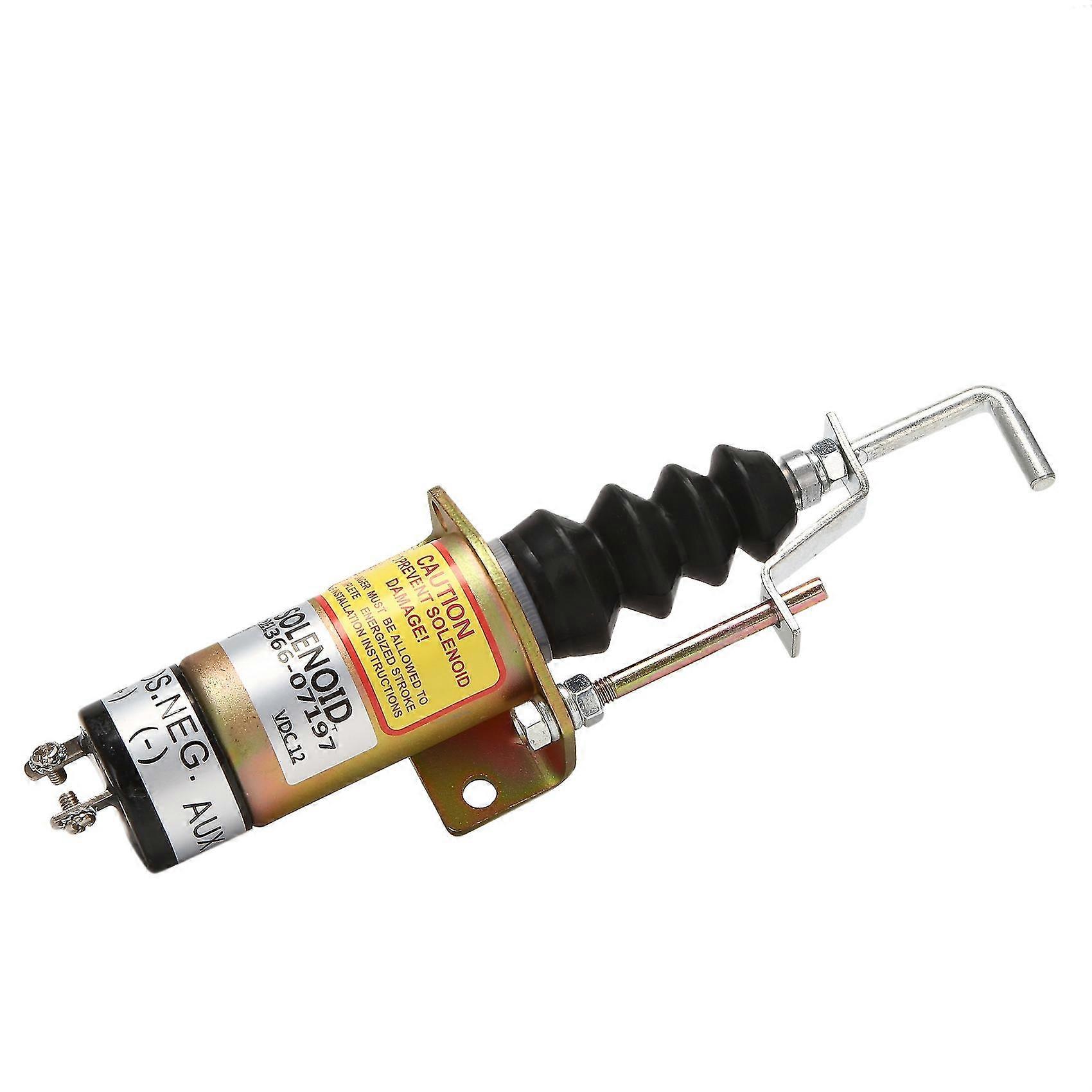 1502-12c7u2b2s1 Sa-3405t 366-07197 2 Pins 12v Stop Solenoid Valve- Cut ...