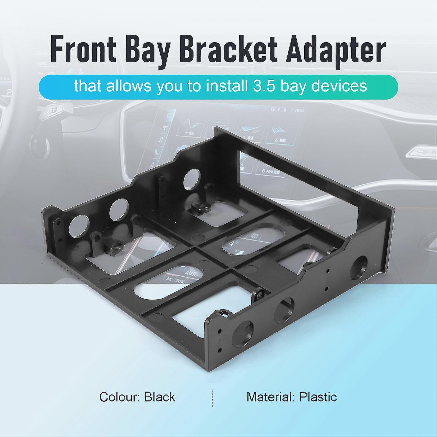 3.5 to 5.25 Hard Drive Drive Bay Front Bay Bracket Adapter,Mount 3.5 ...
