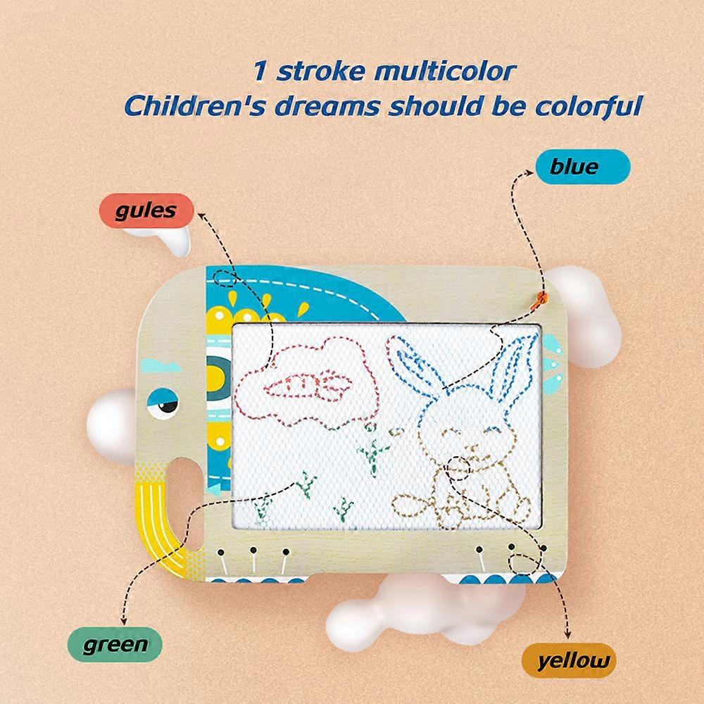 Wooden Double Side Drawing Board Toy for Kid ABS Doodle Board Graffiti ...