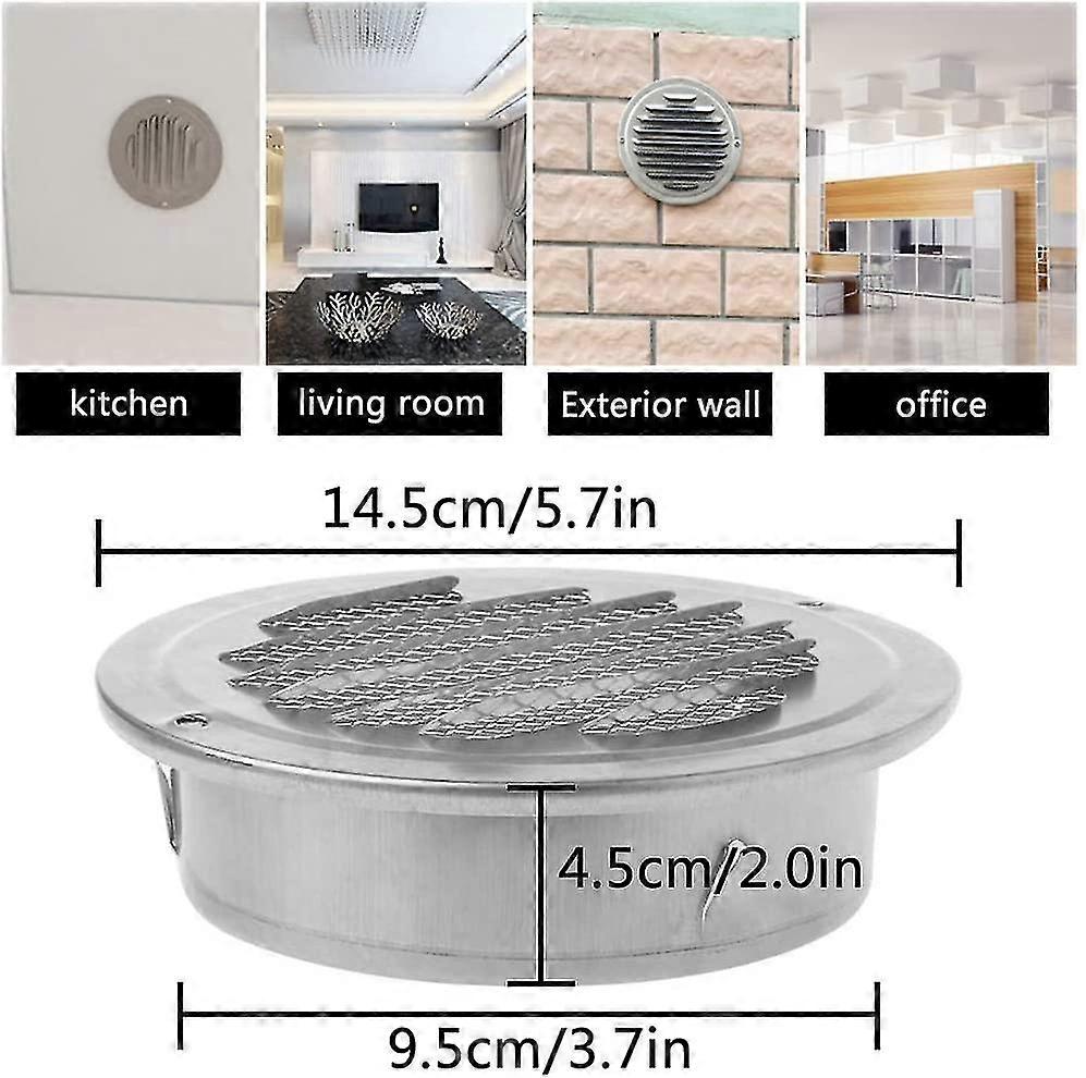 Vent Grille - Round Vent Grille, Stainless Steel Vent Grille Hole, Vent ...