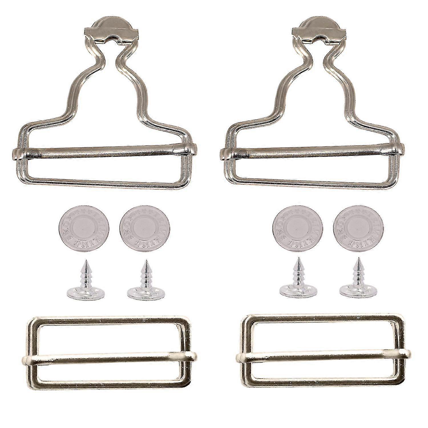 Dungaree Buckle Adjustable Slider Clips With Jeans Buttons | Fruugo UK