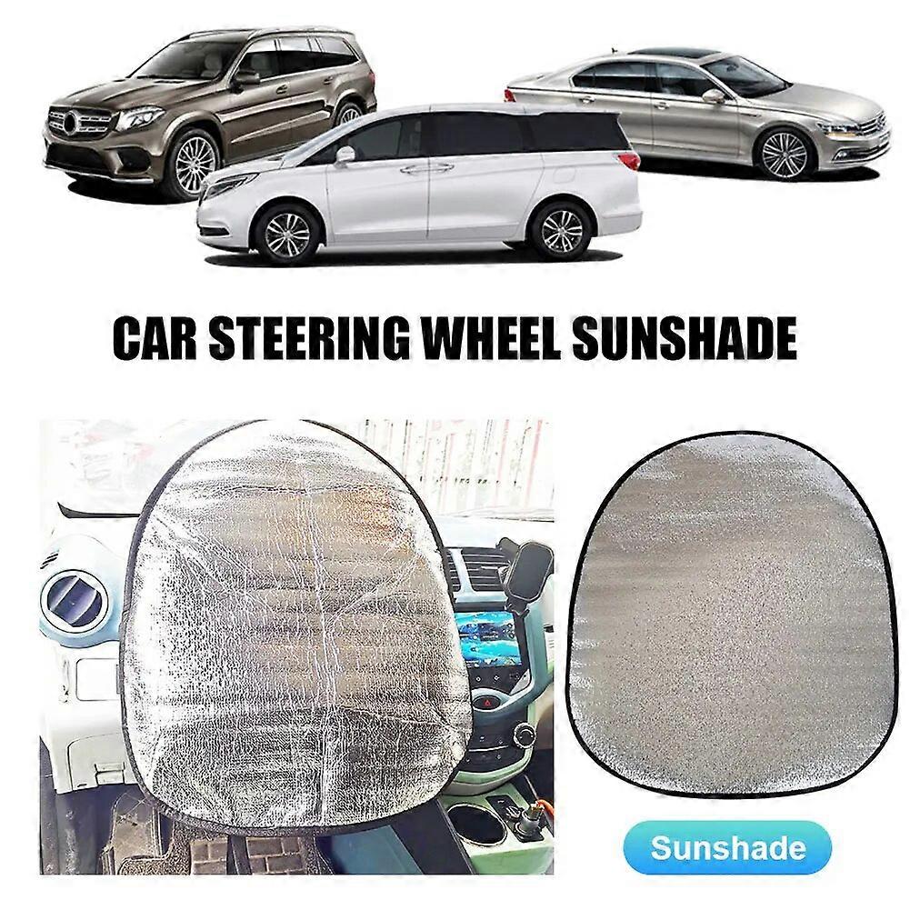 Car Steering Wheel Cover Aluminum Foil Car Steering Wheel Sun Shield ...