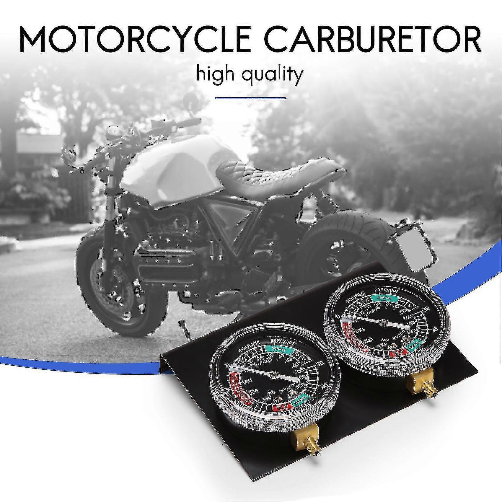 1set Motorcycle Carburetor Synchronizer Vacuum Gauges Tool Vacuum Gauge ...