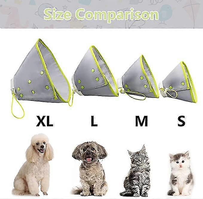 Cat Cone Collar Soft, Adjustable Cat Recovery Collar, Cat Cones After ...