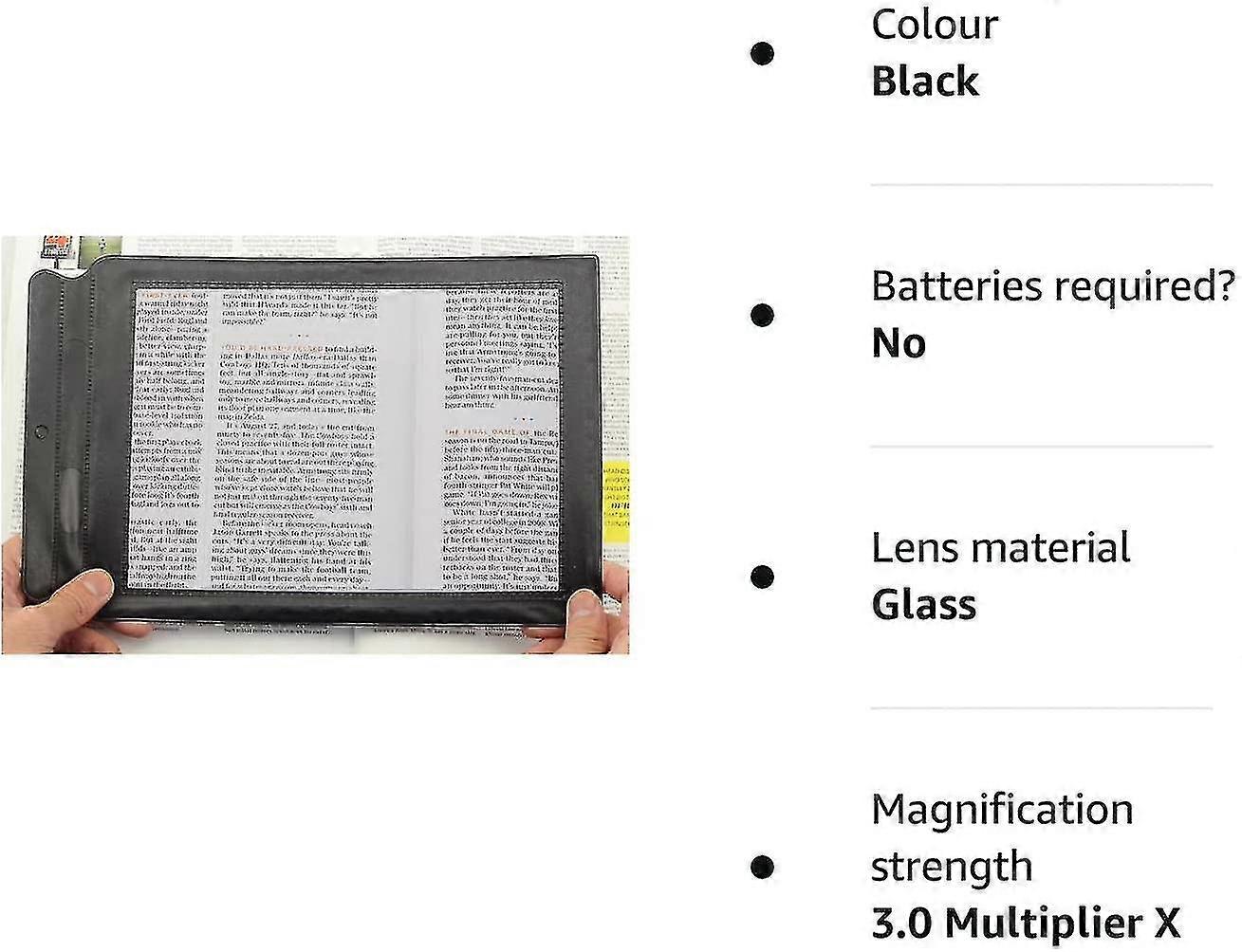 A4 Full Page Magnifier Sheet Large Magnifying Glass Assisted Reading ...
