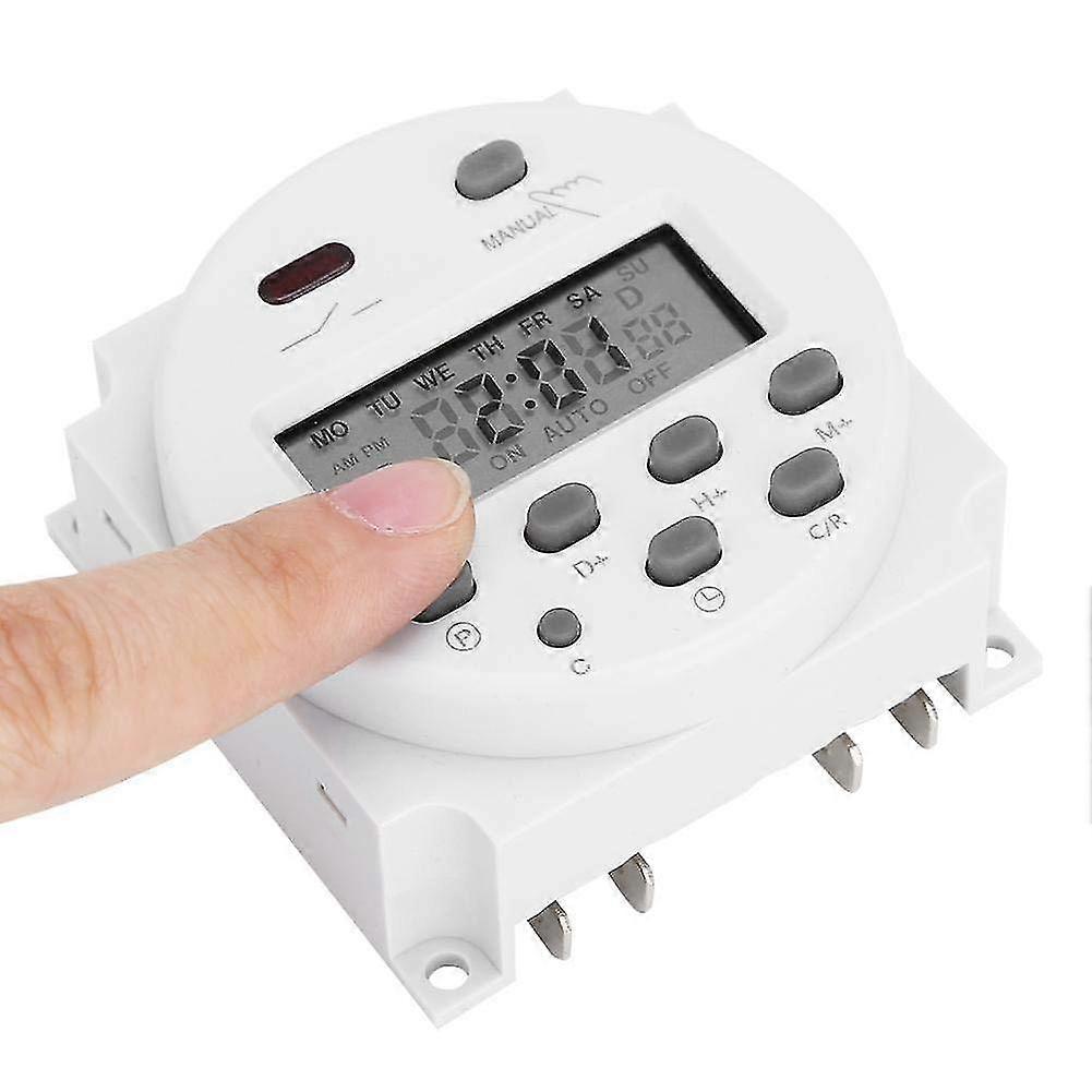 12v Digital Lcd Power Programmable Timer Time Switch Relay | Fruugo TR