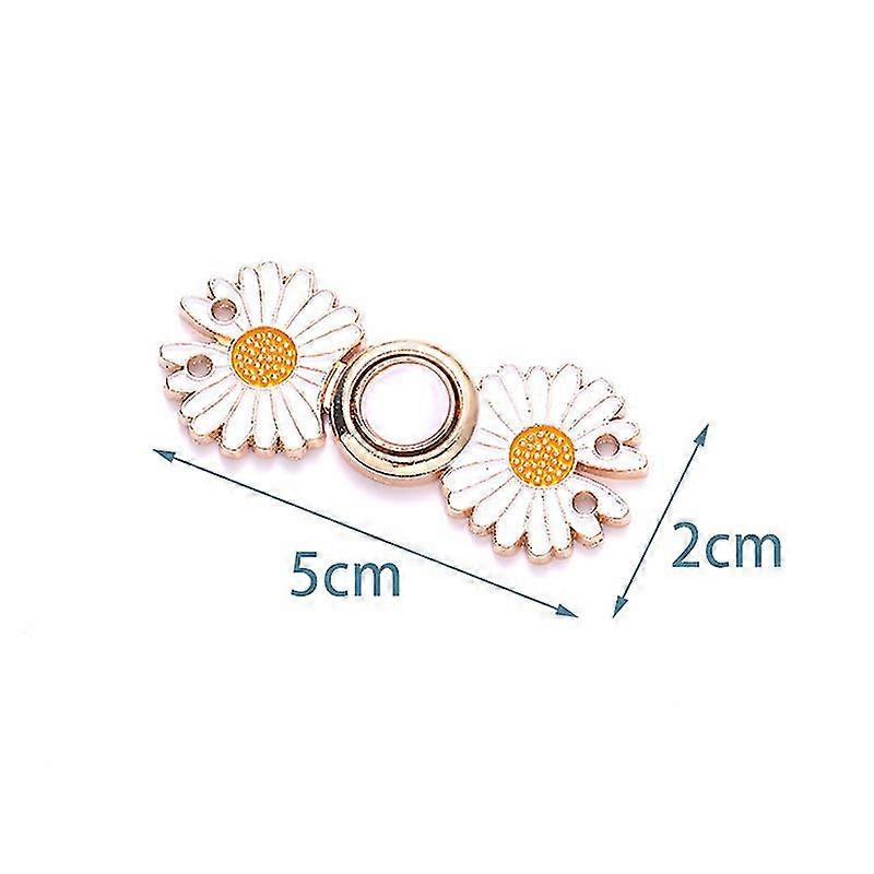Reusable Metal Buttons Pearl Snap Fastener Pants Pin Retractable Button ...