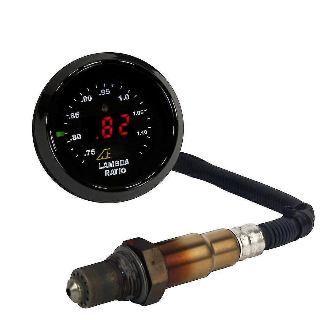 52mm Afr O2 Uego Wideband Air Fuel Ratio Gauge Kit 30-4110 Lsu 4.9 ...