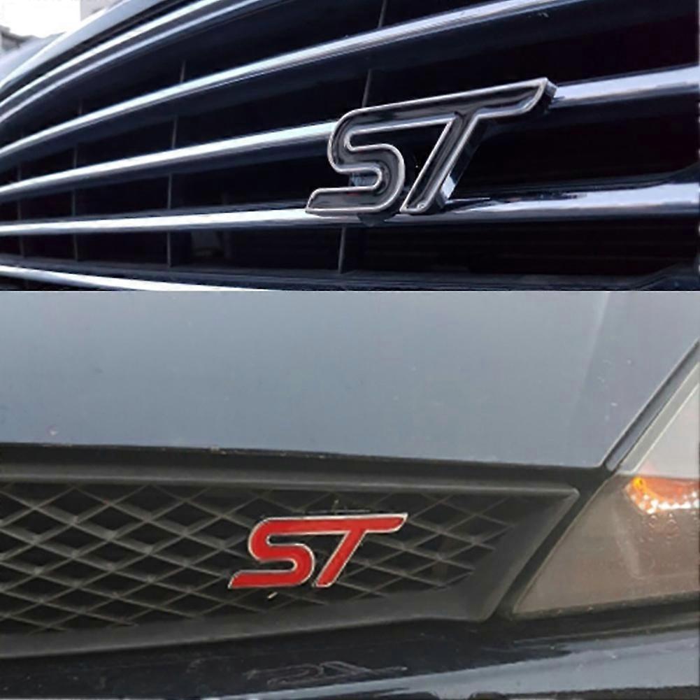 3D ST Racing Car Metal Emblem Badge Sticker Decor for Ford Focus Fiesta ...