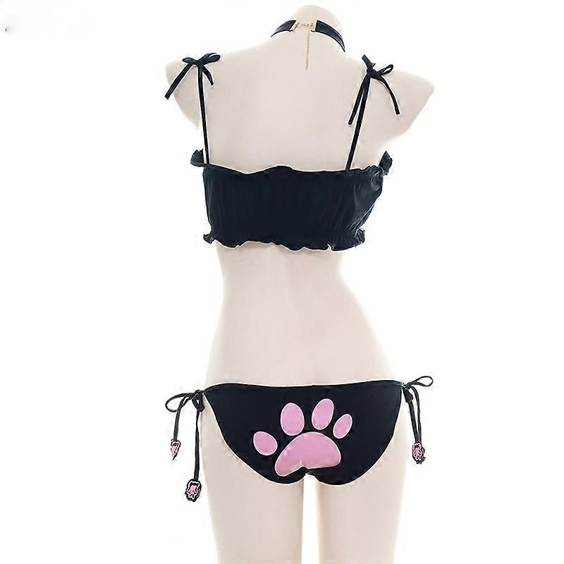 Anime Cute Cat Paw Bikini Swimsuit Costume Summer Beach Girl Mini anime-cute-cat-paw-bikini-swimsuit-costume-summer-beach-girl-mini