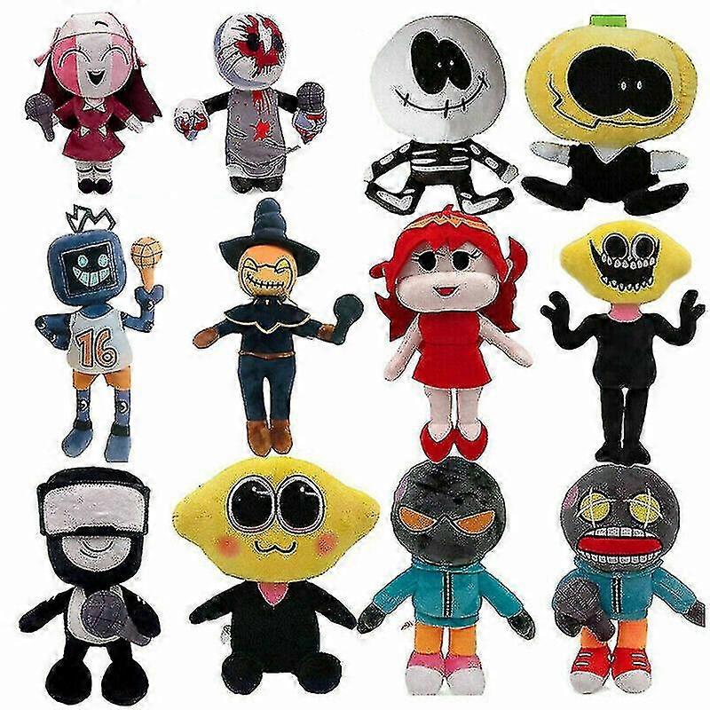 Friday Night Funkin Doll Spooky Month Skid And Pump Whitty Monster ...