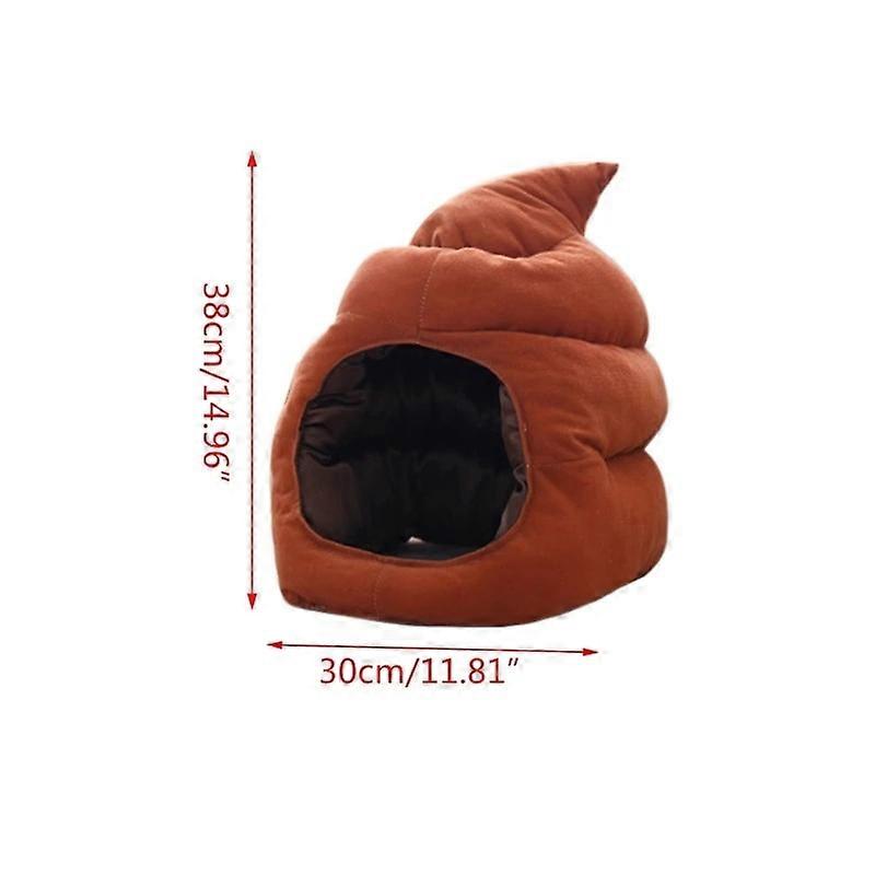 Creative Cute Shit Shape Plush Hat Funny Fake Poop Full Headgear Beanie ...