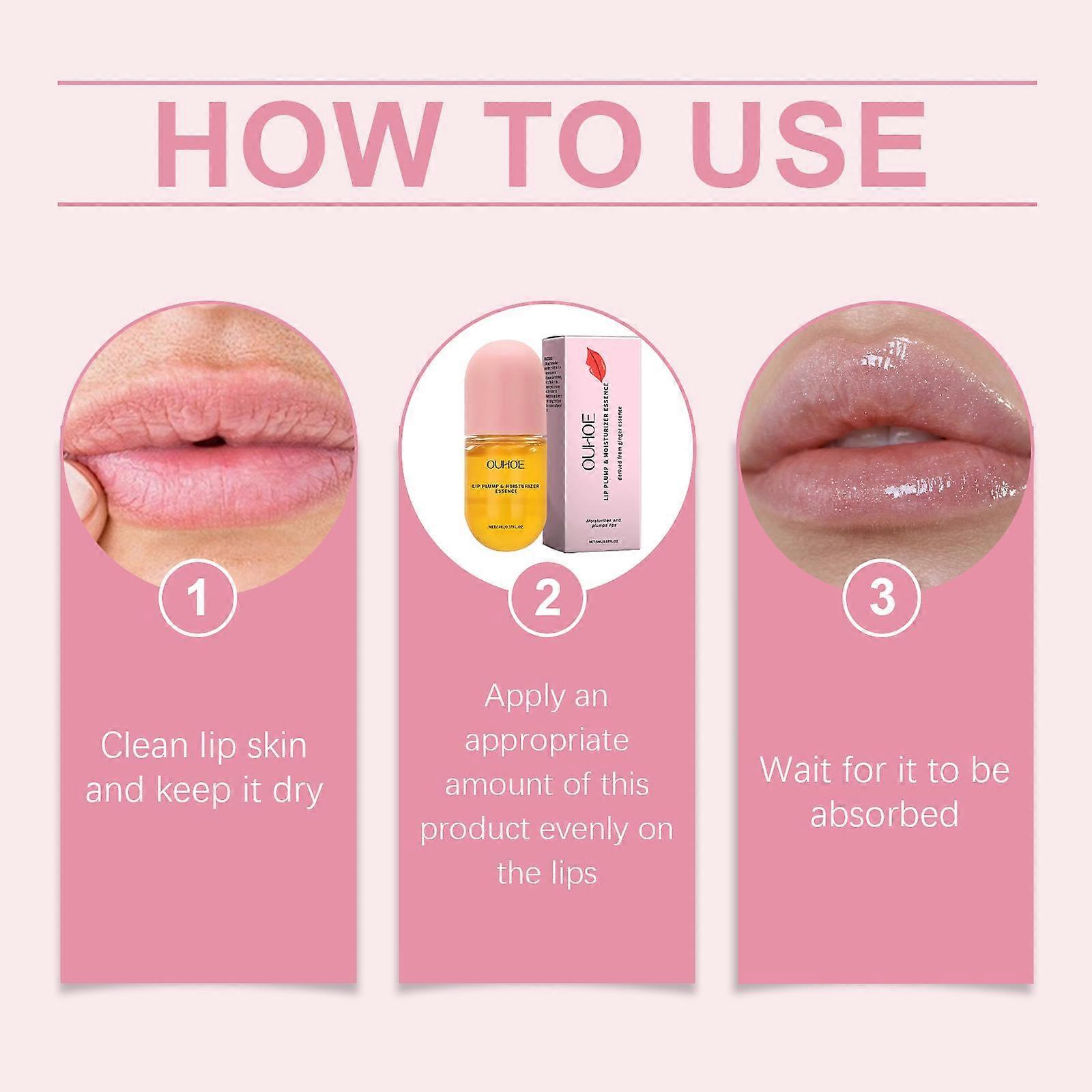 Moisturizing And Moisturizing Lip Oil, Plump And Moisturize Lips ...