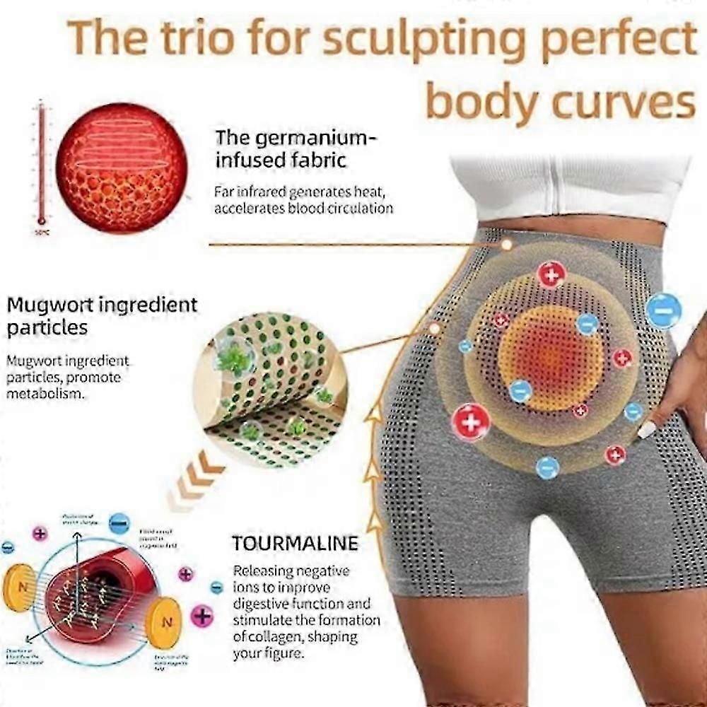 Micro-Vibration Massage Module Ice Silk lon Fiber Repair Shaping Shorts ...