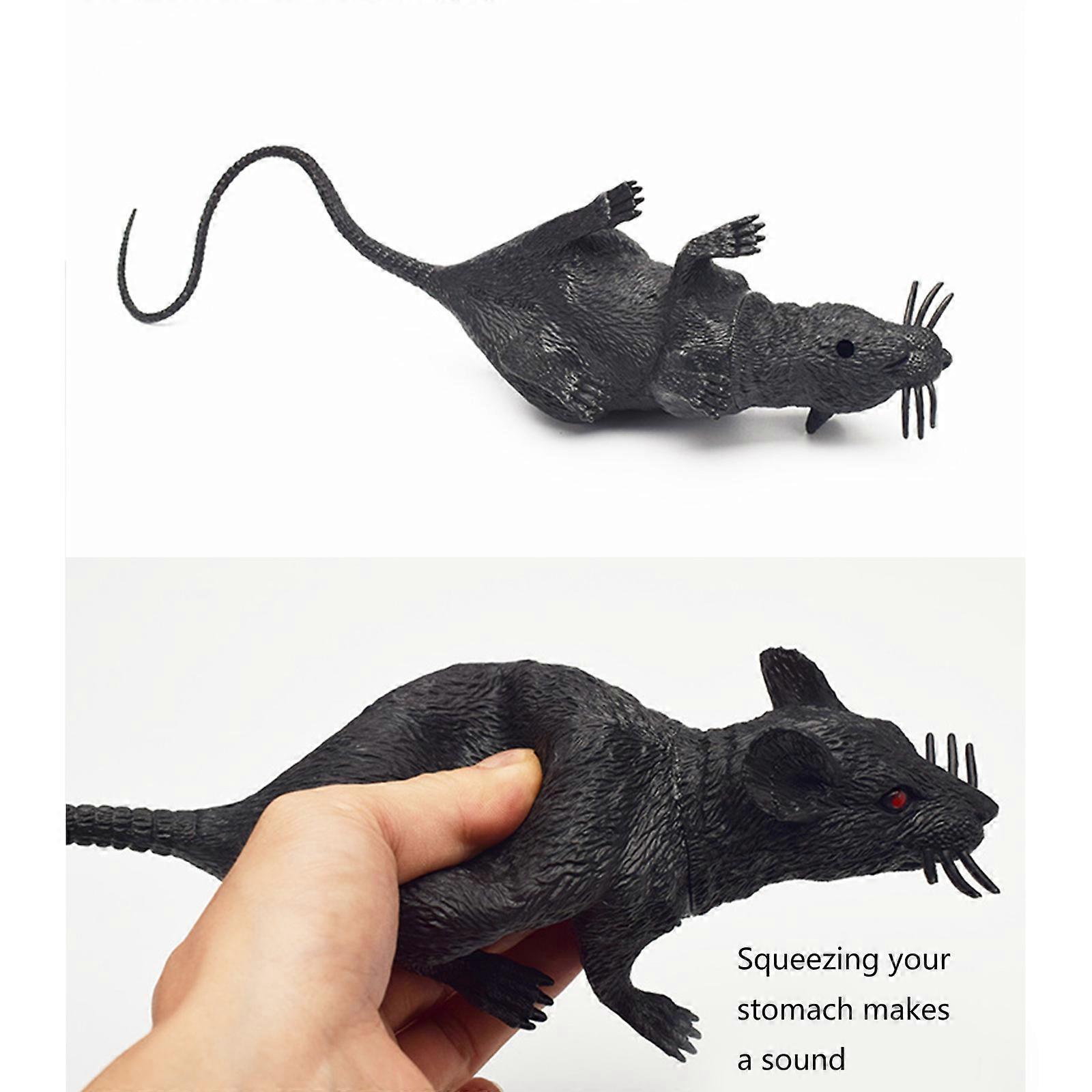 Squeaky Mice Toy for Pets Realistic Mouse Prank for Interactive Play ...