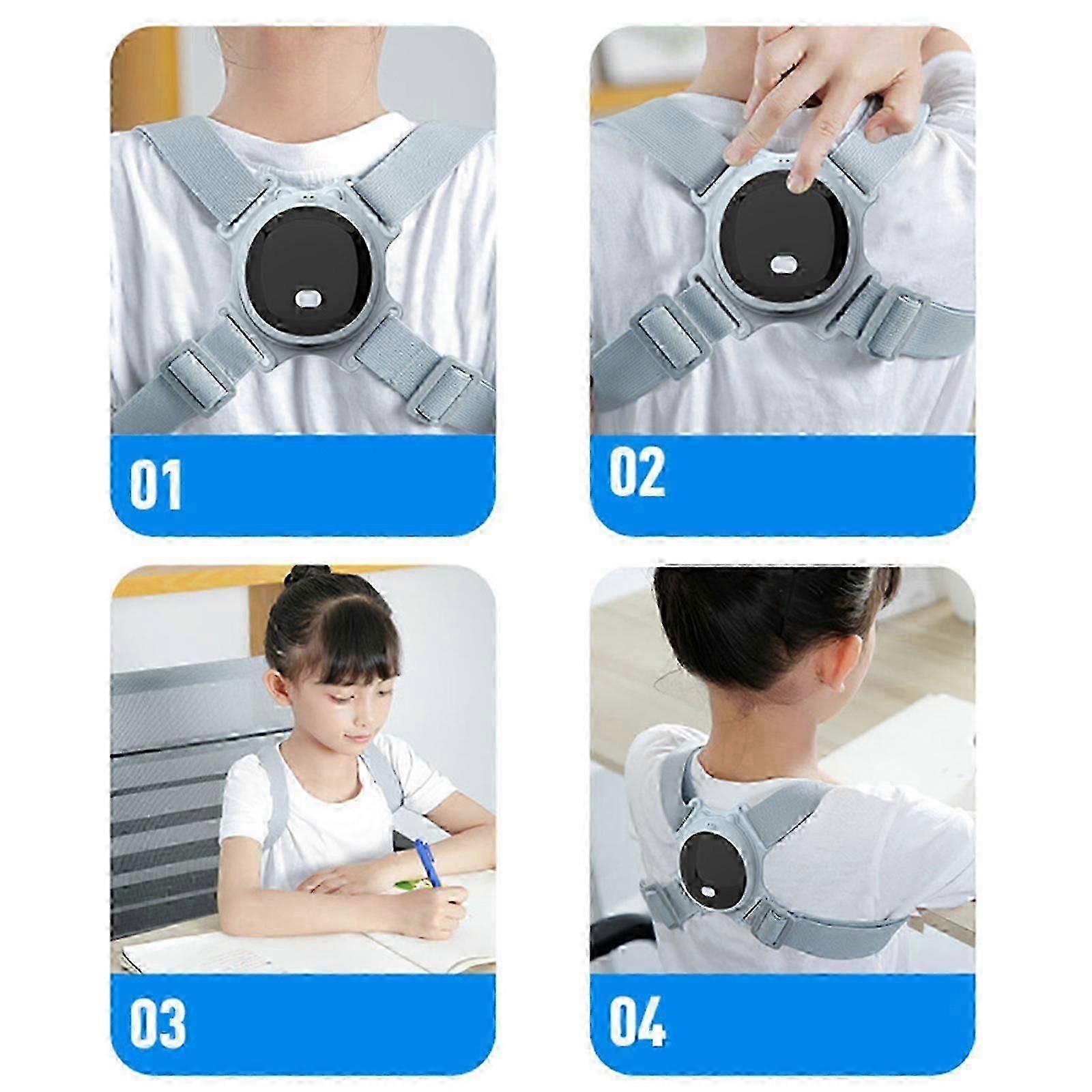 Smart Posture Corrector, Upper Back Brace With Vibration Reminder ...