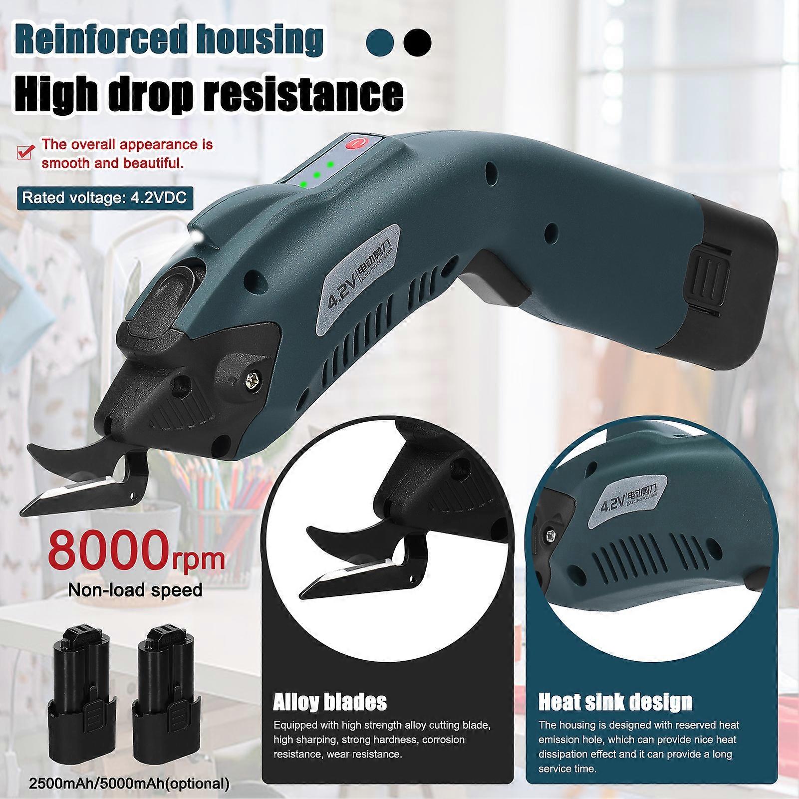 4.2V Electric Cloth Cutter High Speed Motor Portable Fabric Cutting ...