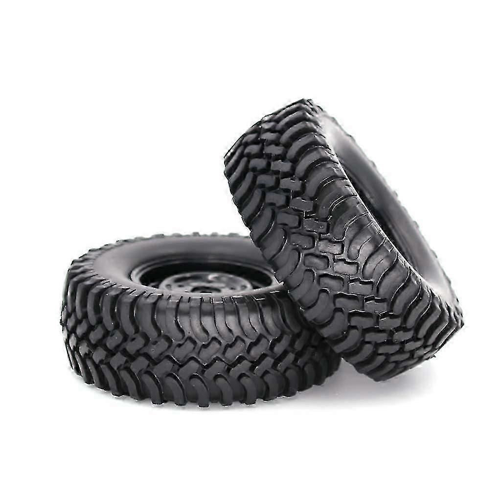 2pcs/lot 100mm Rc 1/10 Buggy Wheels Rims And Tires Set For1:10 Rc ...