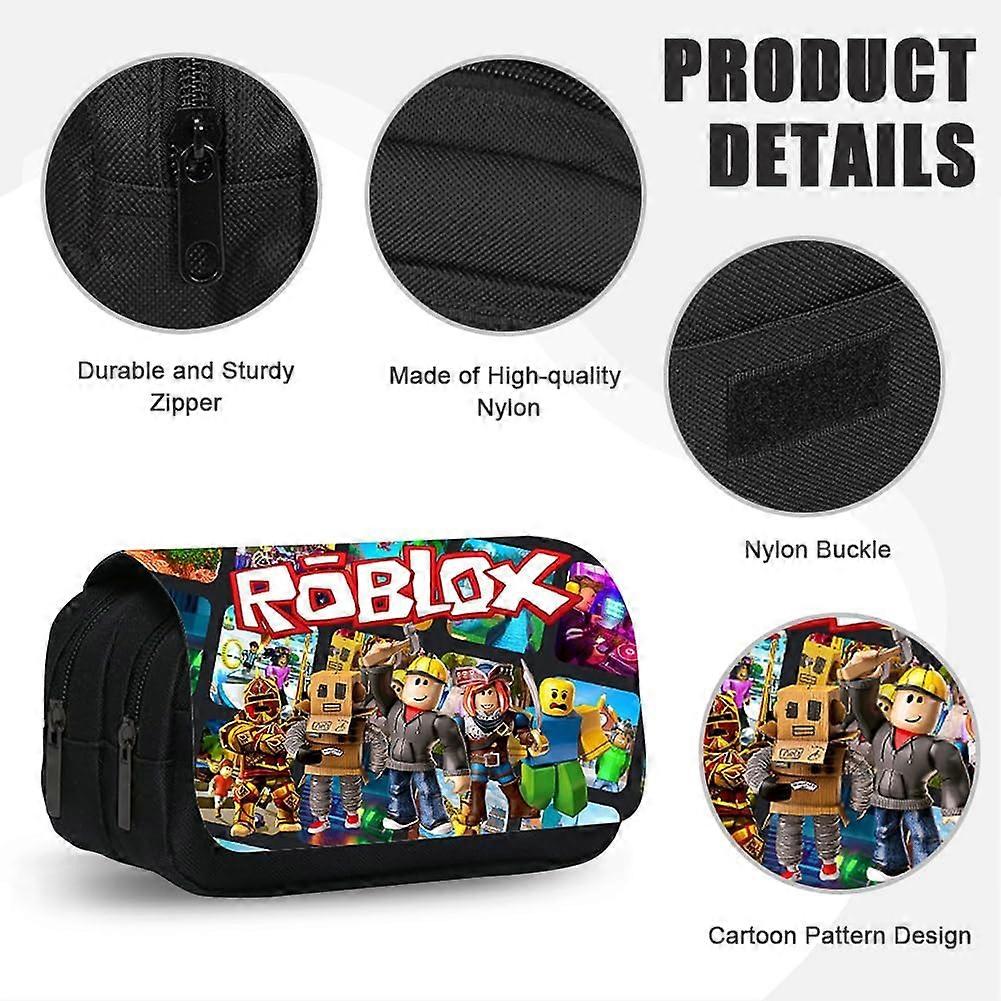 Roblox Pencil Case, Roblox Anime Pencil Case Kids Pencil Case Large Pen ...