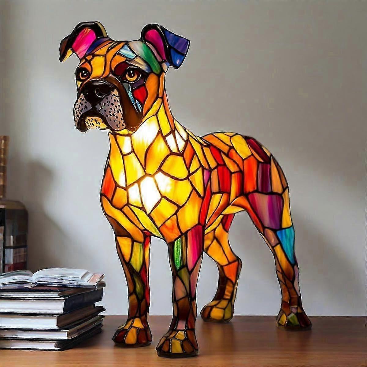 Yorkshire Terrier Lamp, Boxer Dog Lamp, Dog Series Art Night Light ...