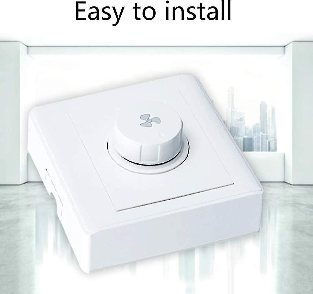 86 Type Ceiling Fan Adjustment Stepless Speed Controller Wall Switch ...