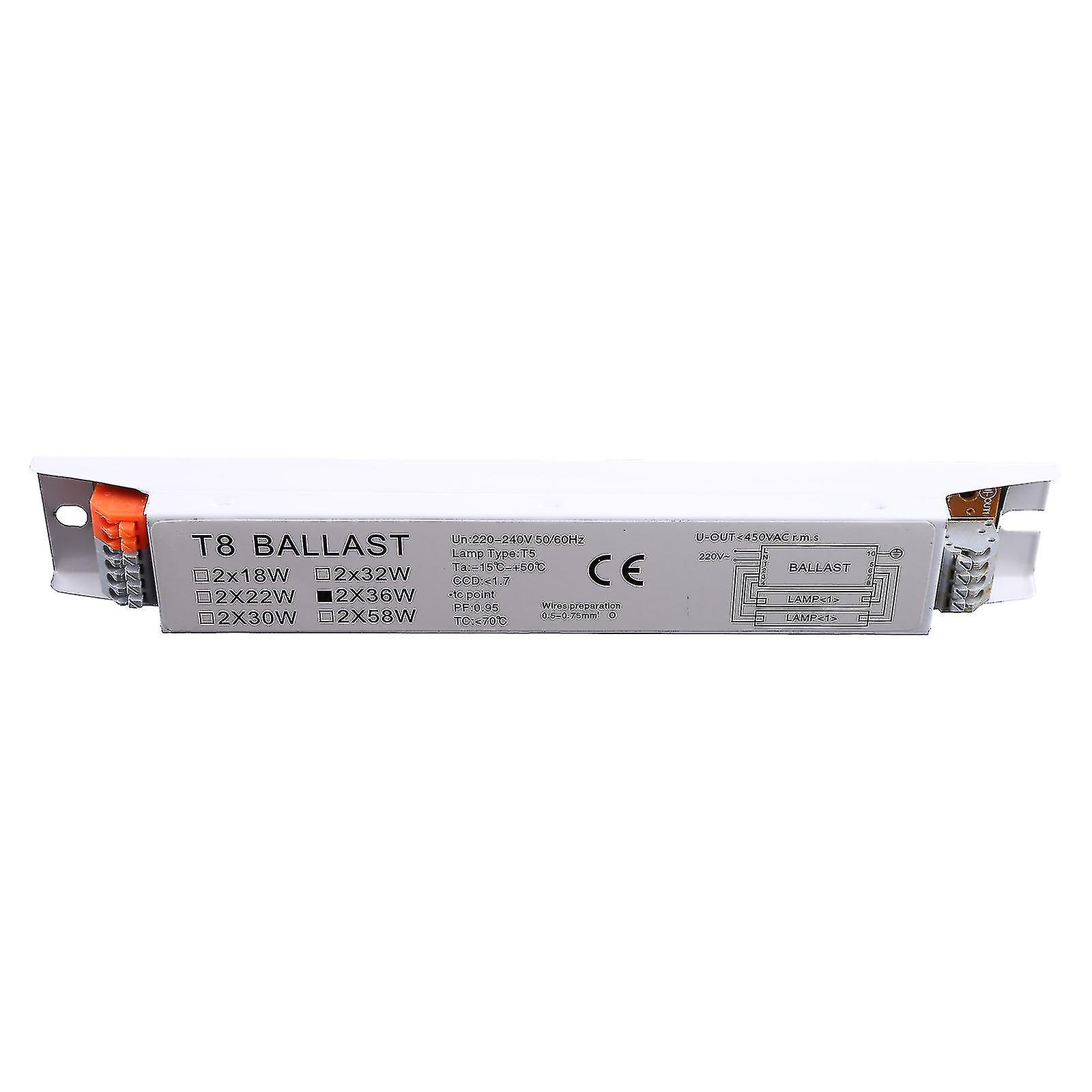 T8 Electronic Ballast Fluorescent Lamp Ballasts - 220-240v Ac, 2x36w ...