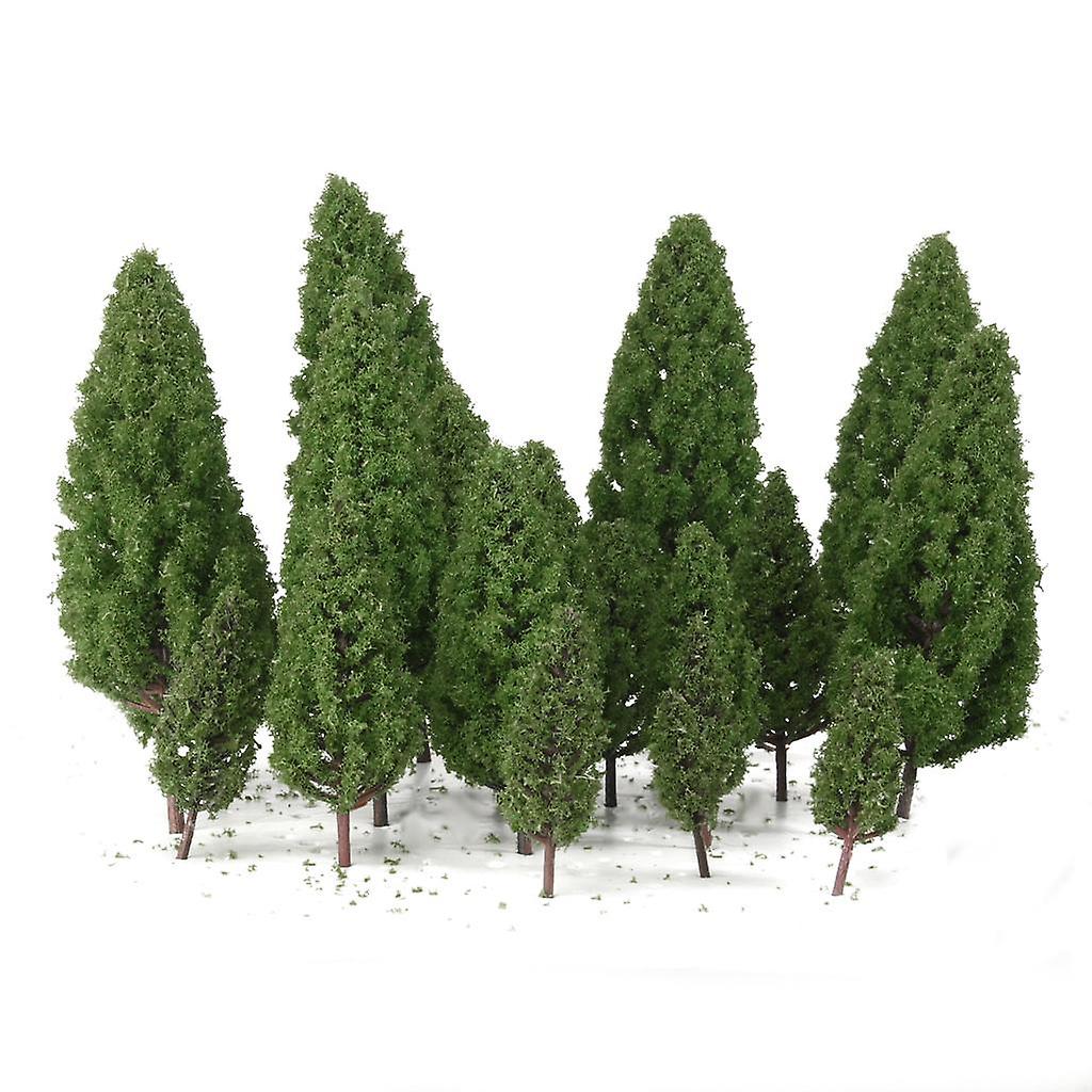 30 Pieces HO Cypress Tree Models Train Railway Street Layout | Fruugo UK