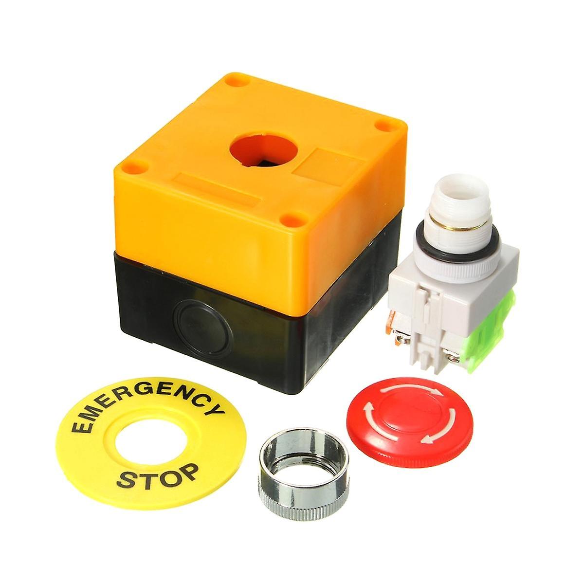 2PCS LAY37-11ZS Elevator Freight Elevator Emergency Stop Button Switch ...