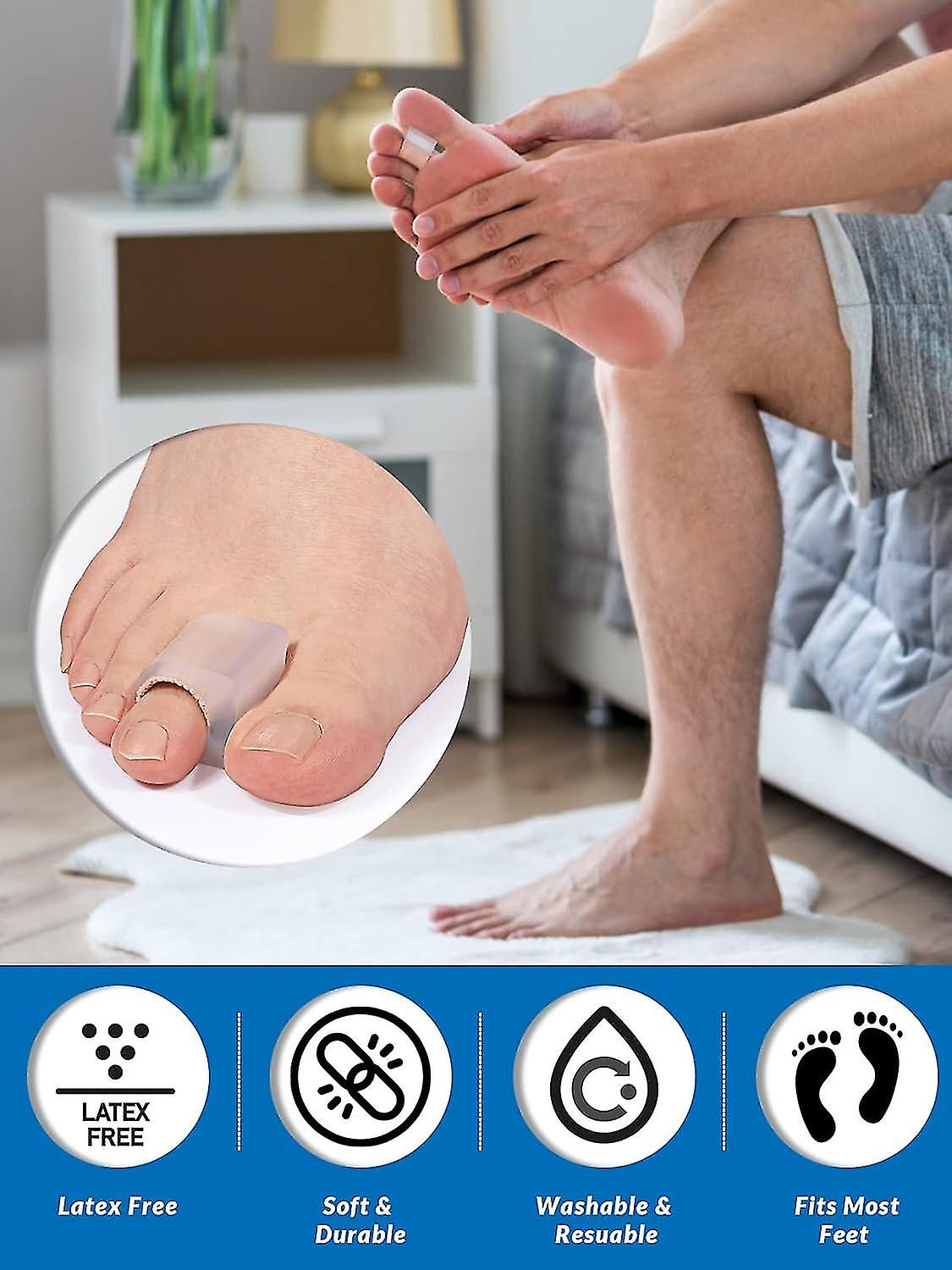 Gel Big Toe Separators Pack Of 8 Big Toe Spacers Bunion Corrector For ...