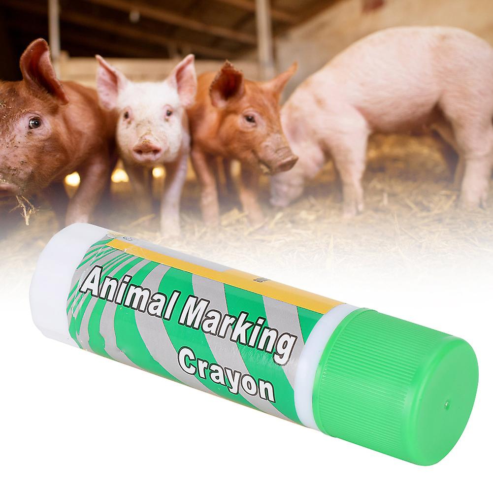 Farm Animal Marking Identify Set - Green Crayons for Pig, Cattle, Cow ...