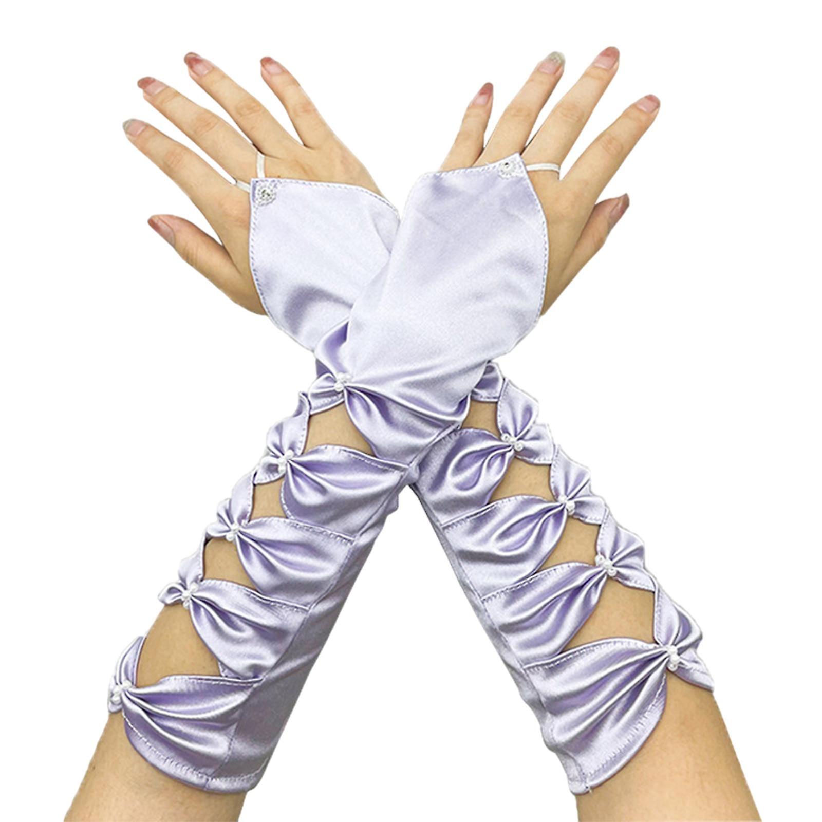Long Opera Party Gloves Party 1920S Gloves Women Fingerless Gloves ...