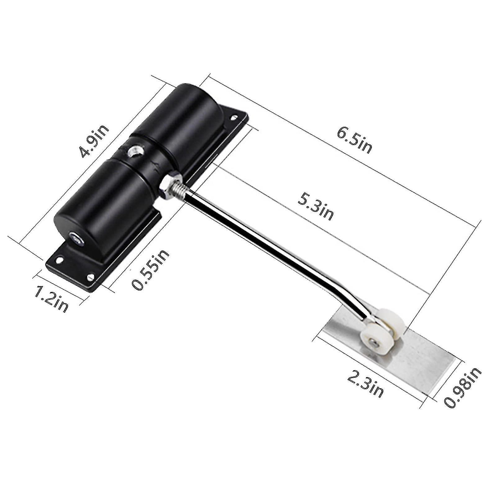 Automatic Spring Door Closer Adjustable Door Spring Closer | Fruugo UK