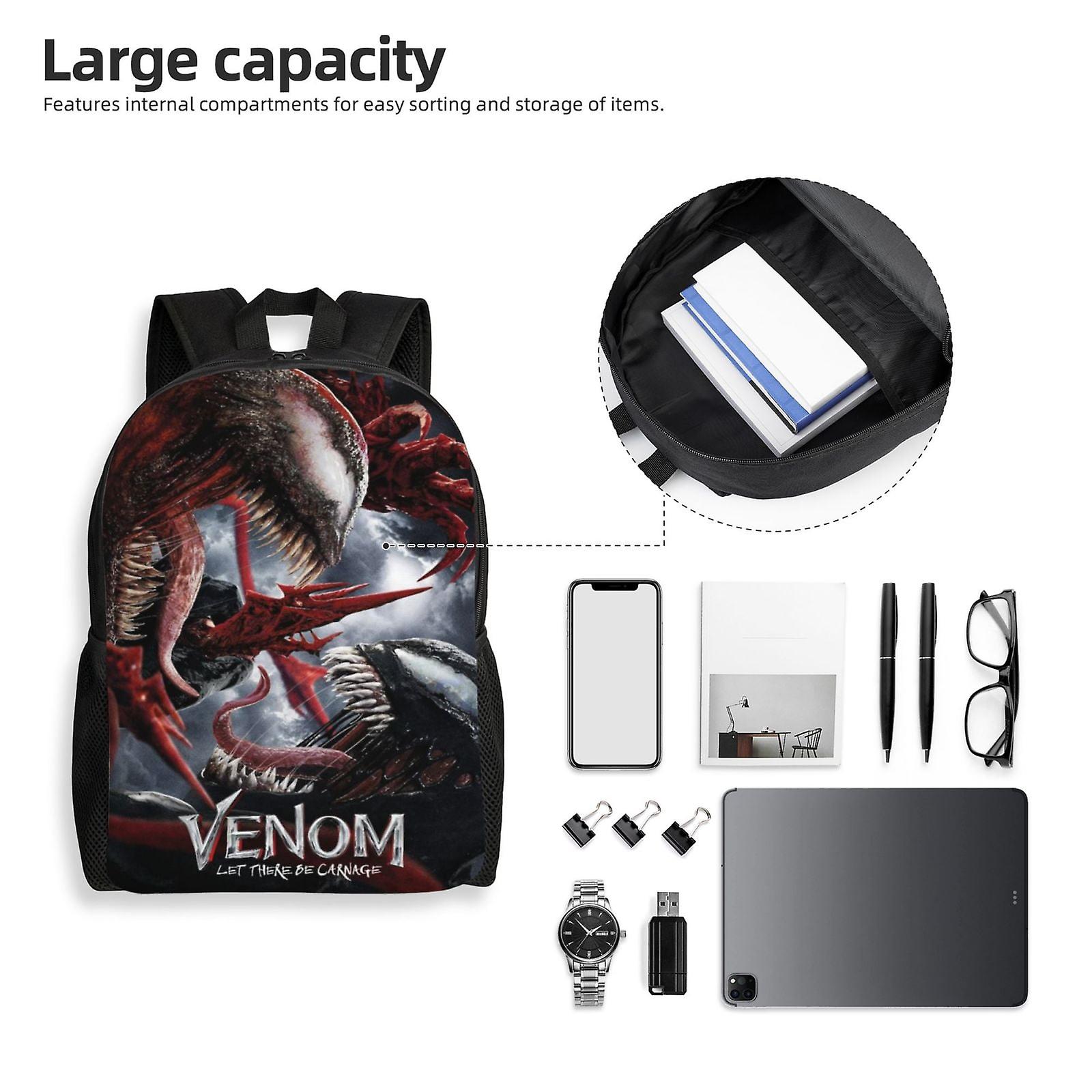 Venom Kid Backpack School Bag Elementary Students Bookbags | Fruugo UK