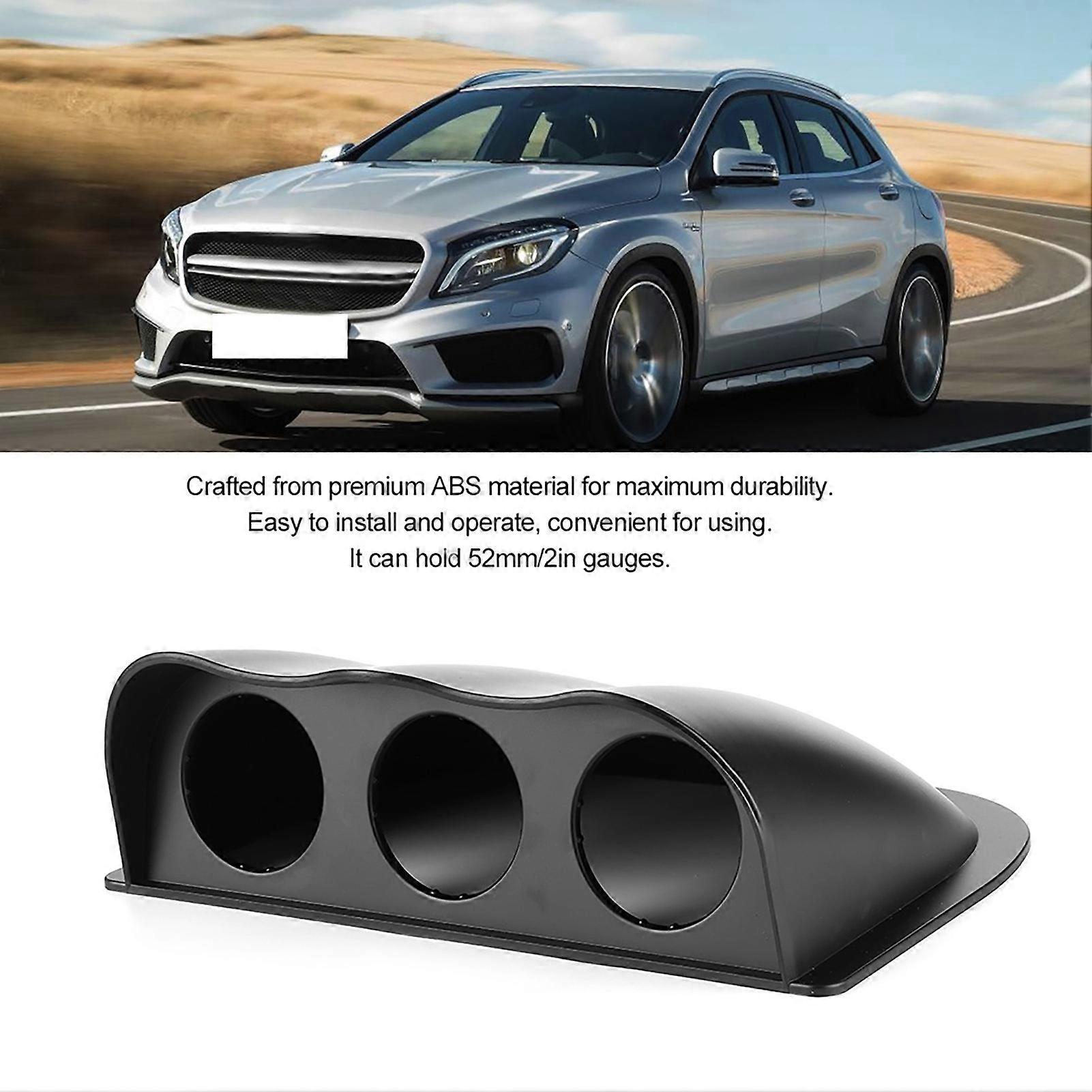 2in Triple Dash Gauge Pod 3 Hole Dashboard Meter Mount Bracket ...