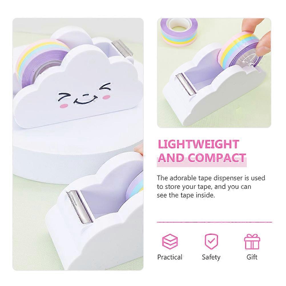 1 Set Washi Paper Cutter Tape Dispensers Rainbow Tape for Home Office ...