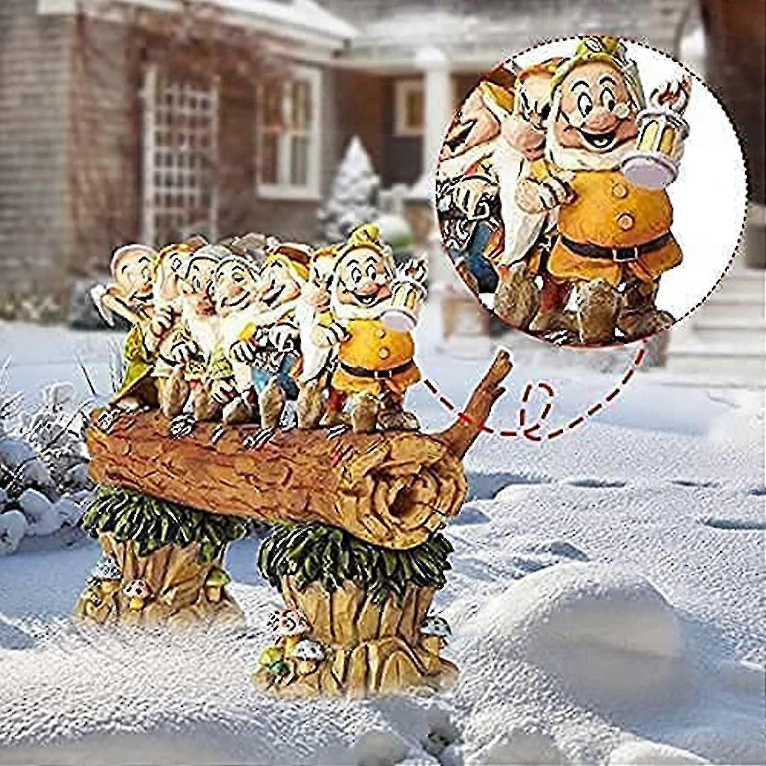 Resin Seven Dwarfs Garden Decor -Sy | Fruugo UK