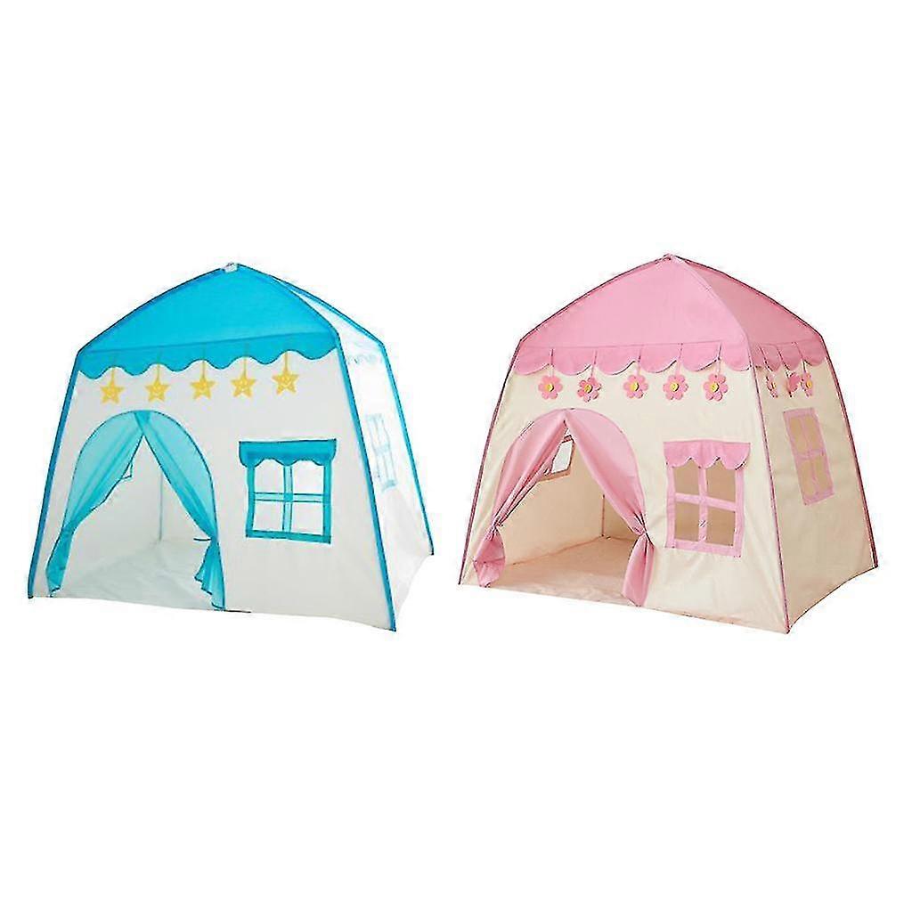 Kids Play Tent Portable Folding Playhouse Castle Fairy Cubby Play House ...