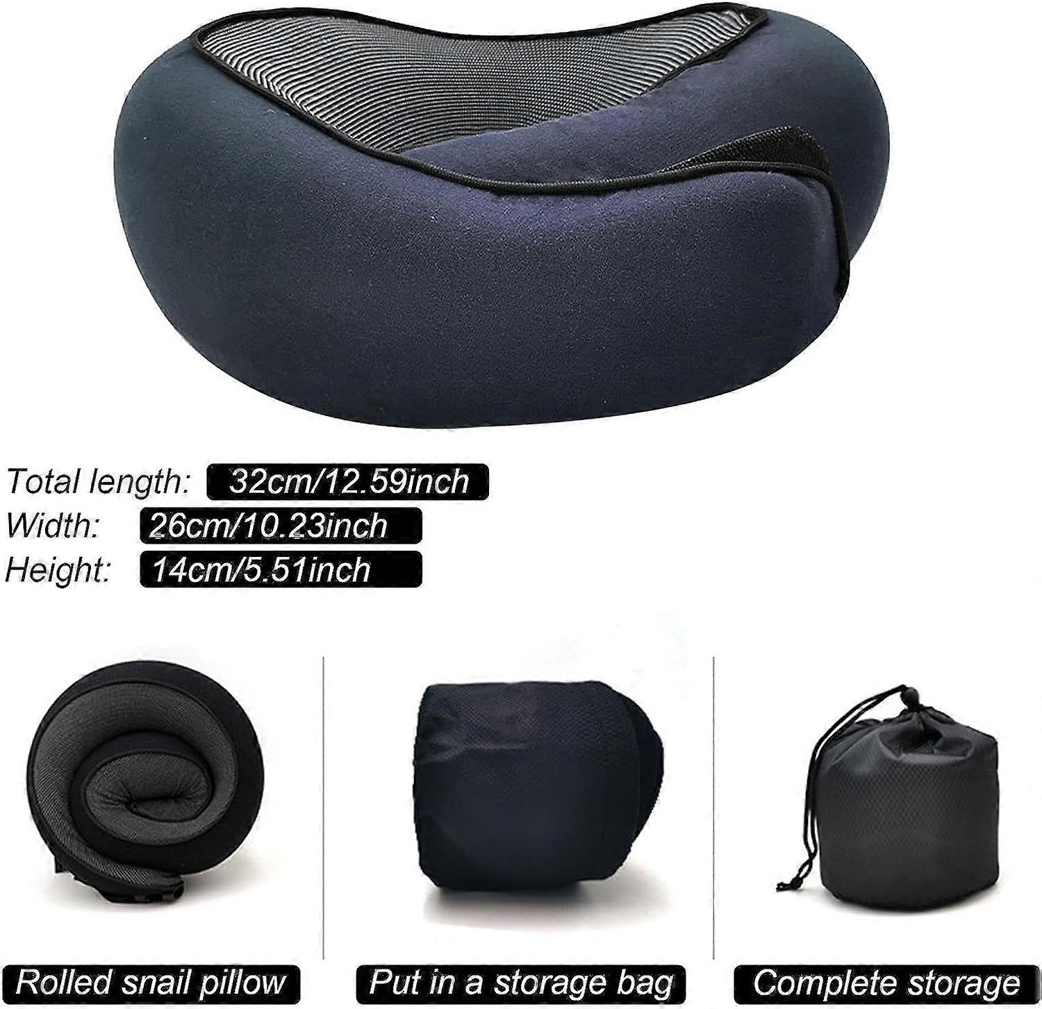 Neck Pillow With Carry Bag Neck Pillows For Travel Flight Essentials ...