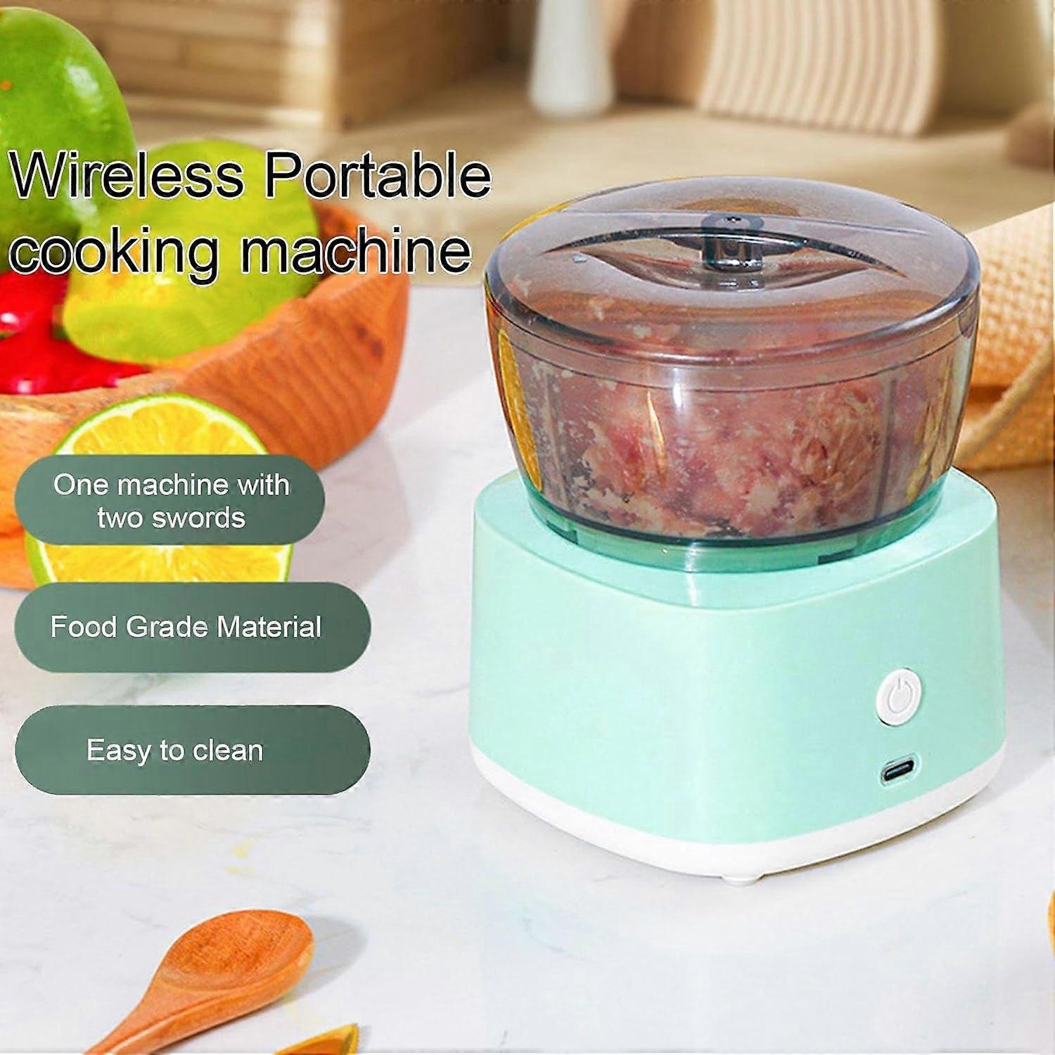 Electric Vegetable Chopper, Mini Anti-Slip Cordless Food Chopper ...