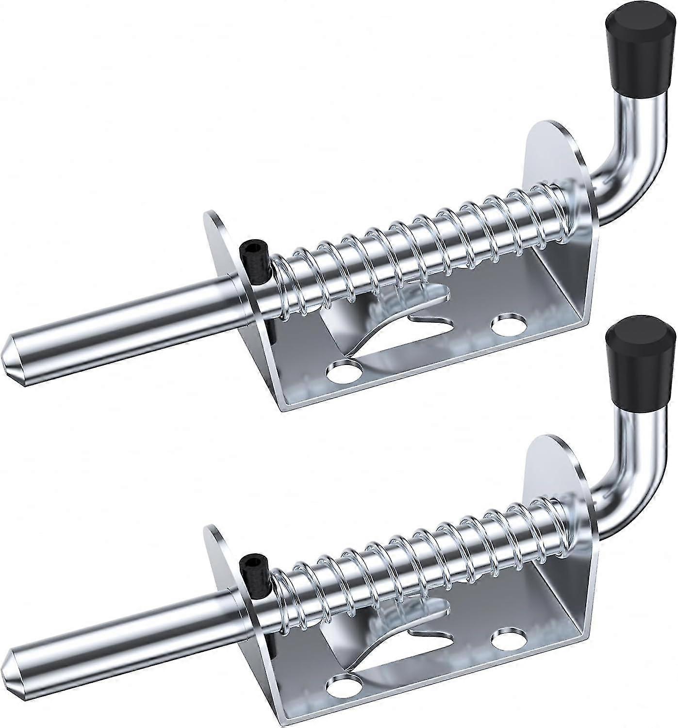 2 PCS 128MM Heavy Duty Spring Latch Pins,Spring Loaded Gate Latch ...