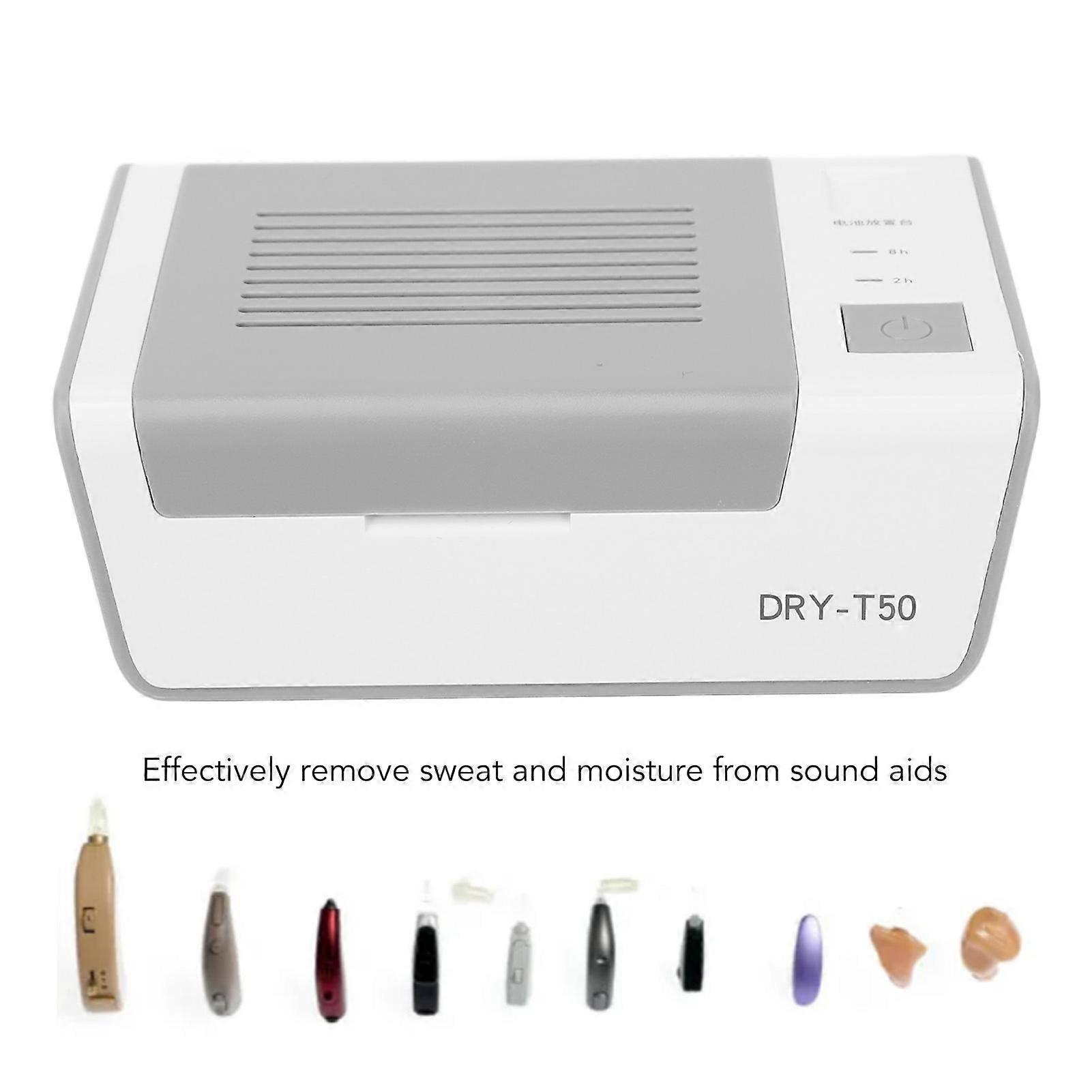 Hearing Aid Dehumidifier Electronic Drying Case Dryer Dry Box with 2/8 ...