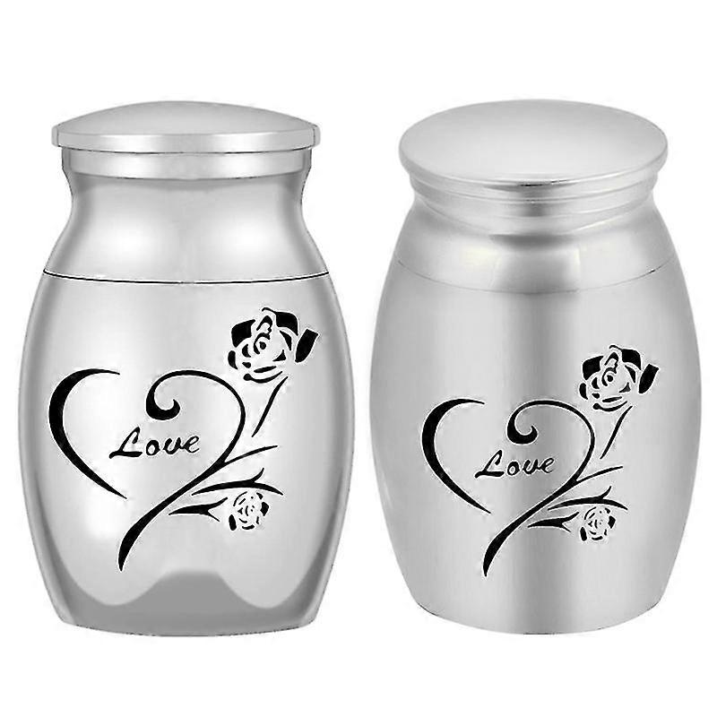Mini Urn For Ashes Cremation Memorial Keepsake Container Jar Stainless ...